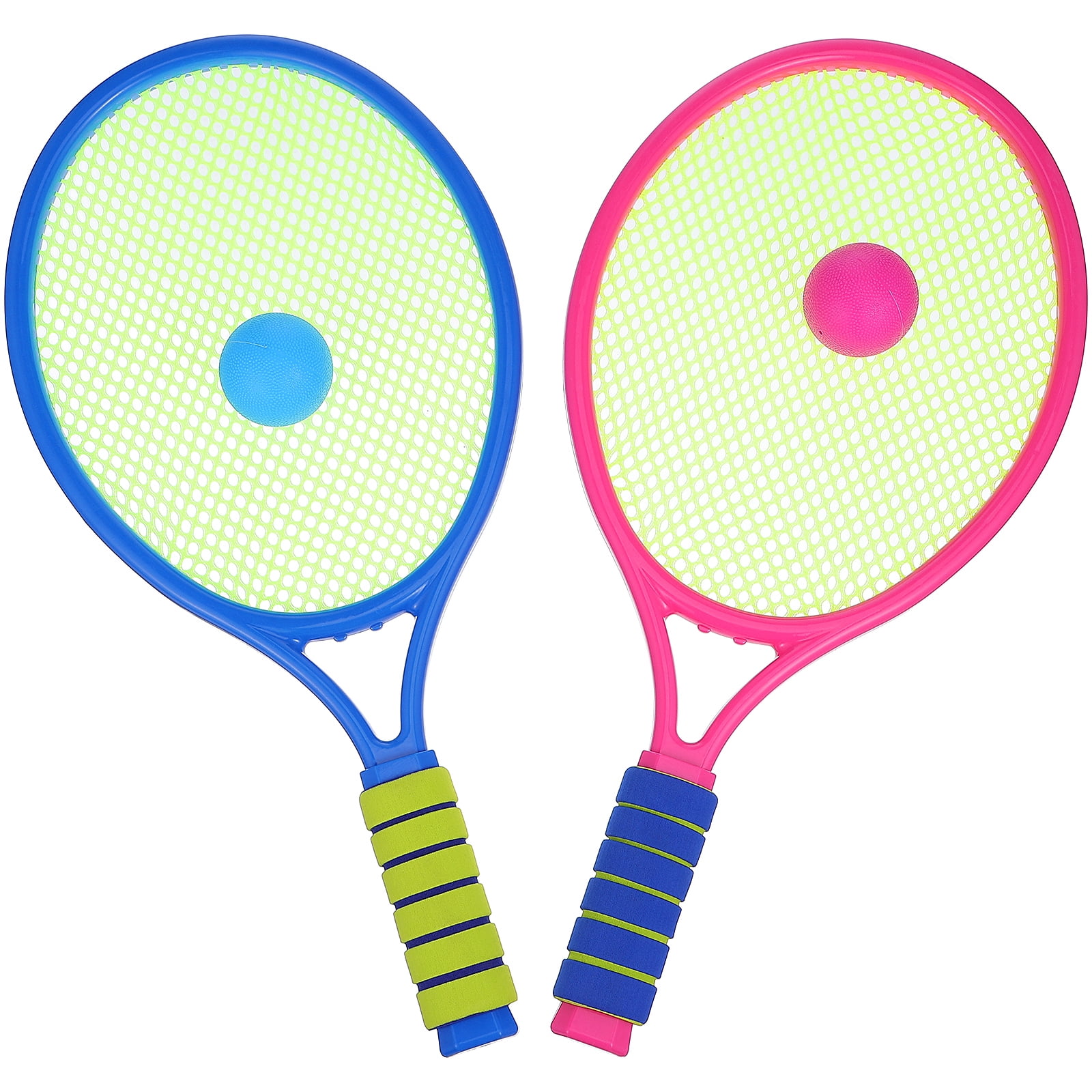 Worgeous 1 Set Plastic Tennis Racket Toy Cartoon Style Racquet Funny ...