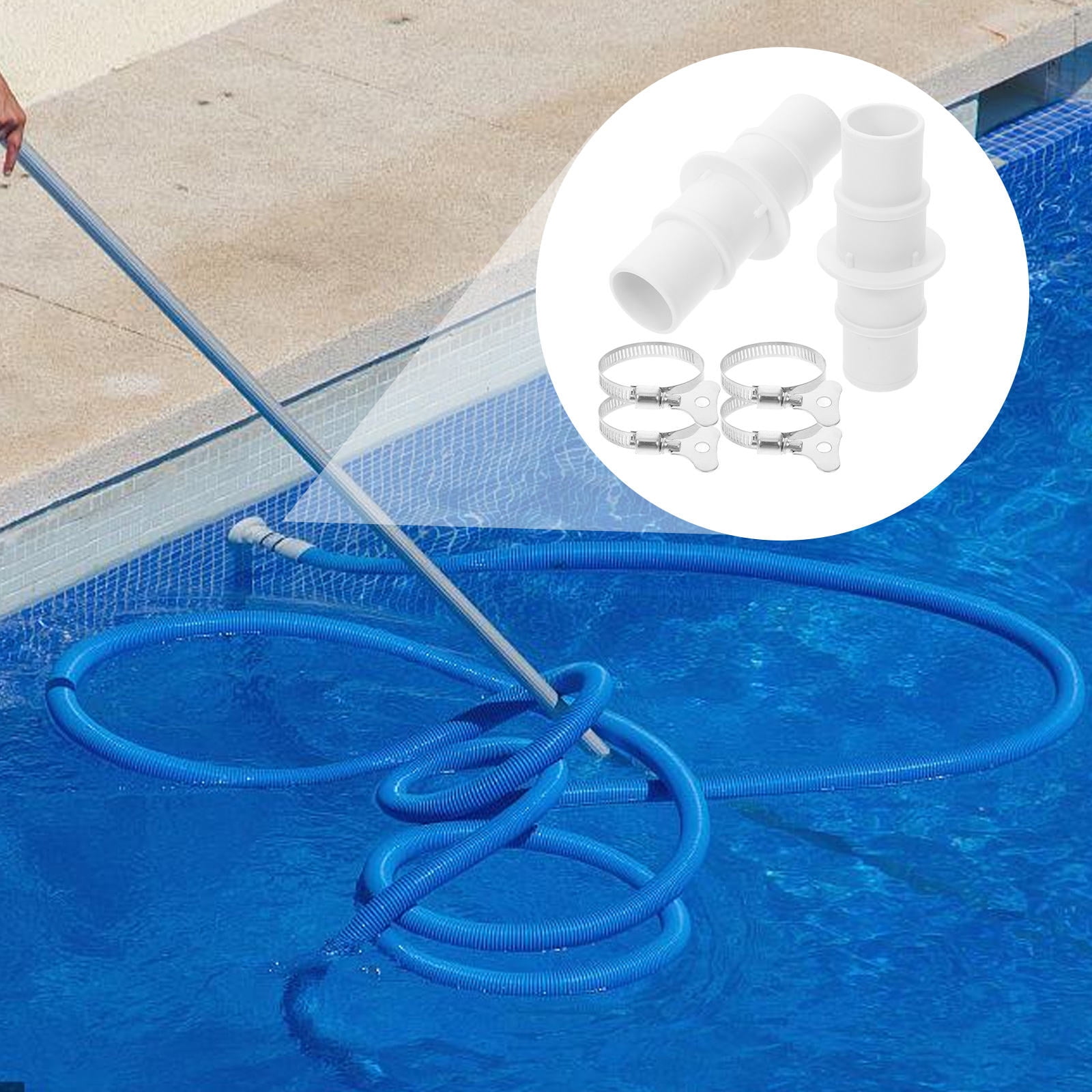 Worgeous 1 Set Pool Hose Adapter for 1-1/4 Inch -1/2 Inch Hose for Pool ...