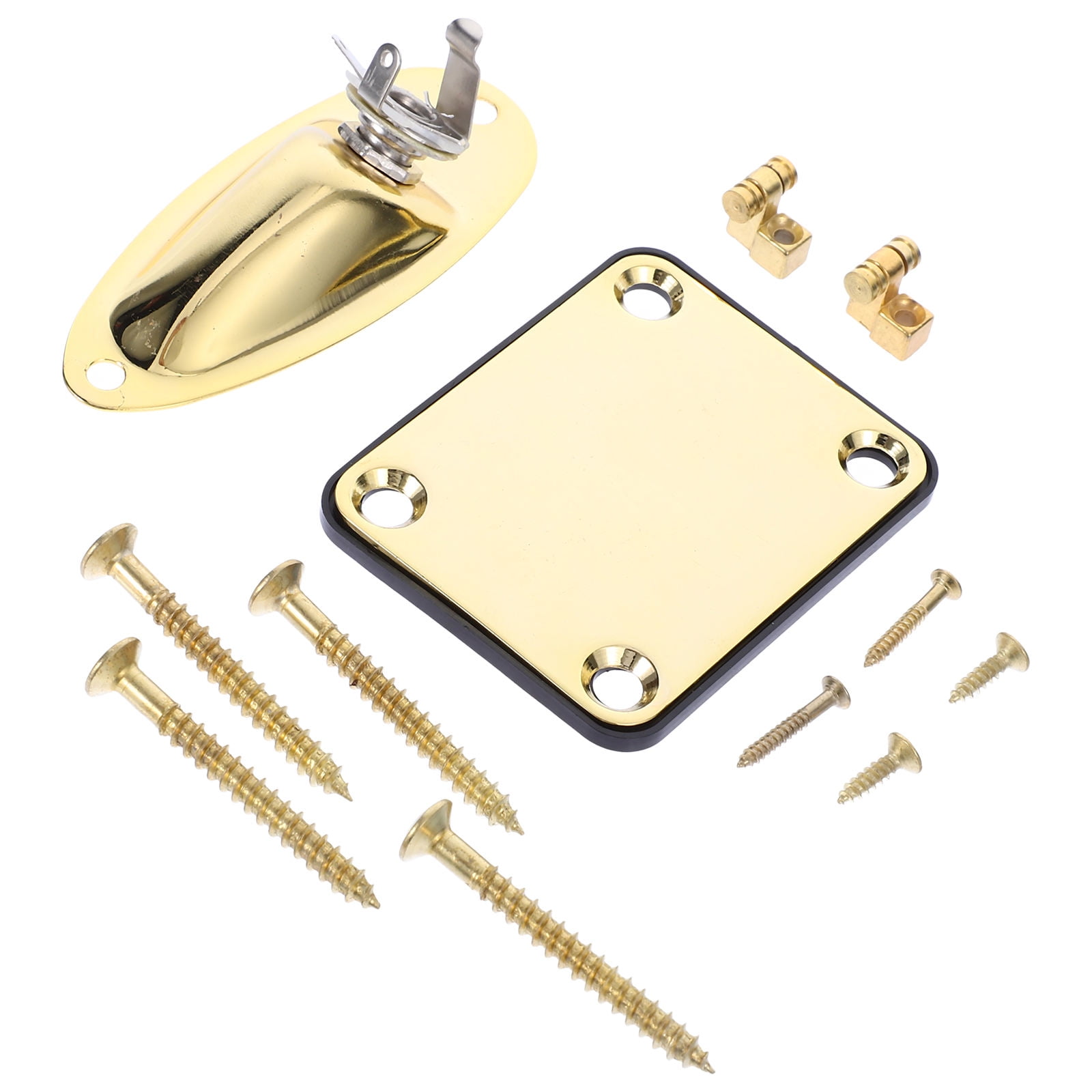 Worgeous 1 Set Practical Electric Guitar Jack Plates Bass Jack Plate ...