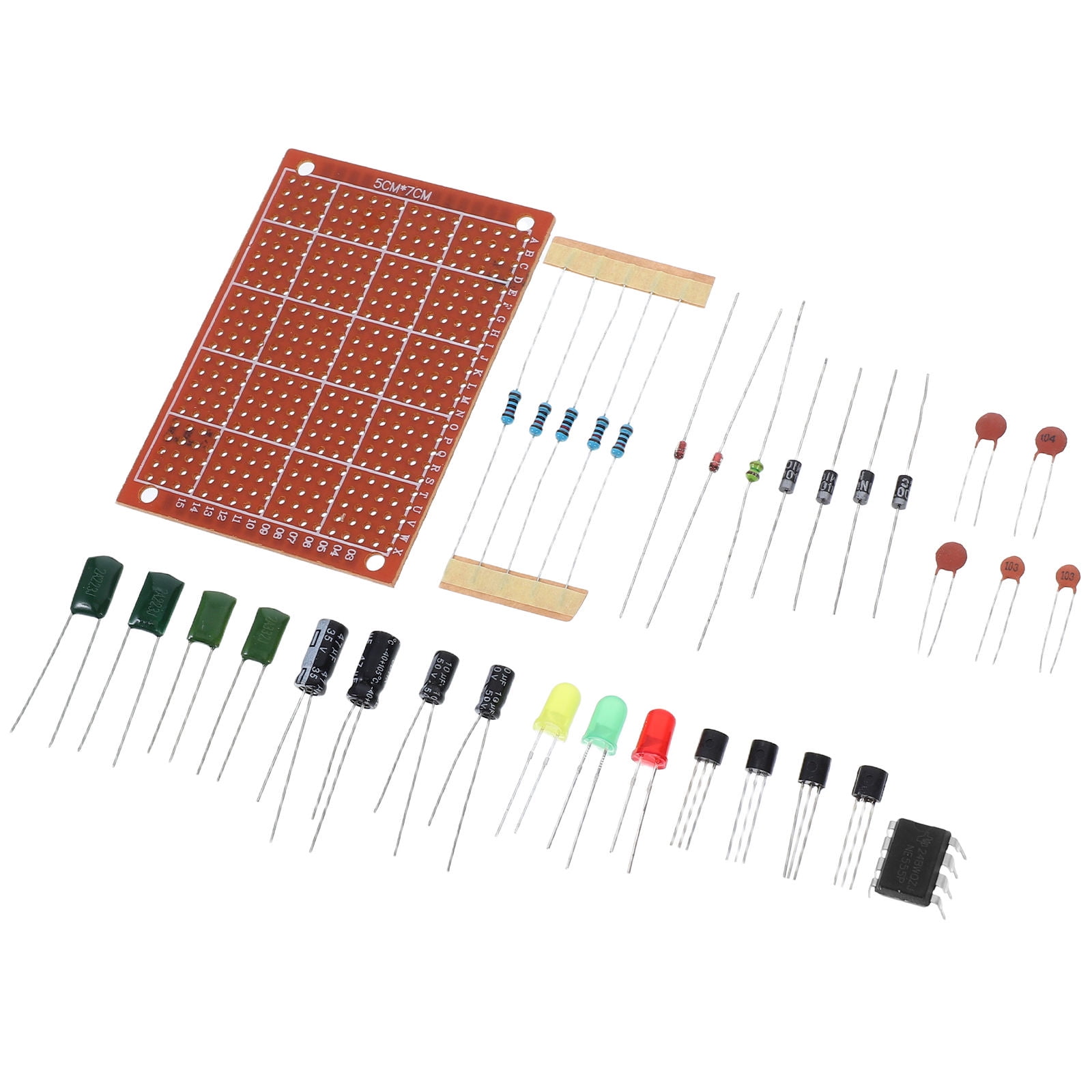 Worgeous 1 Set Primary Soldering Practice Kit Diy Welding Kit Welding ...
