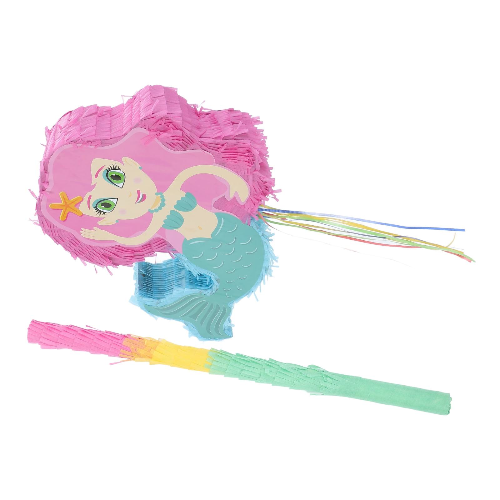 Worgeous 1 Set Pull String Mermaid Pinata For Mermaid Party Decorations ...