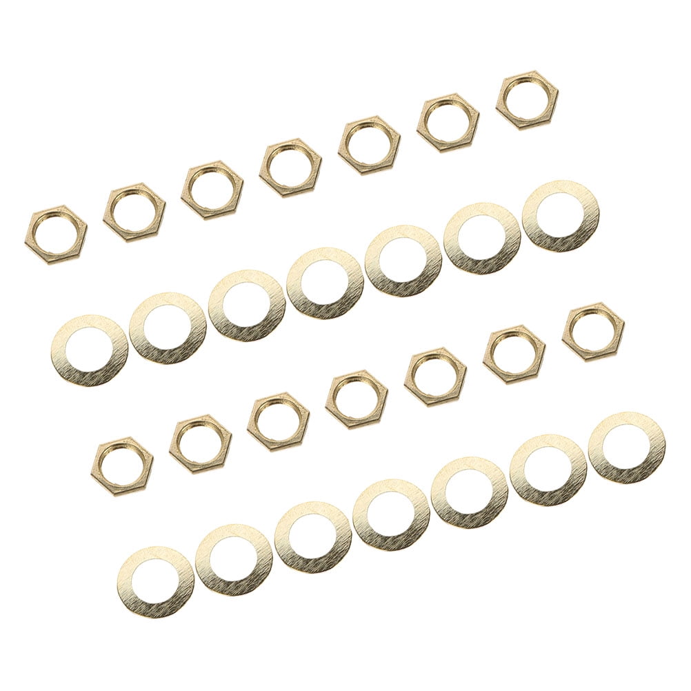 Worgeous 1 Set Replacement Clock Movement Nuts And Washers Set Clock ...