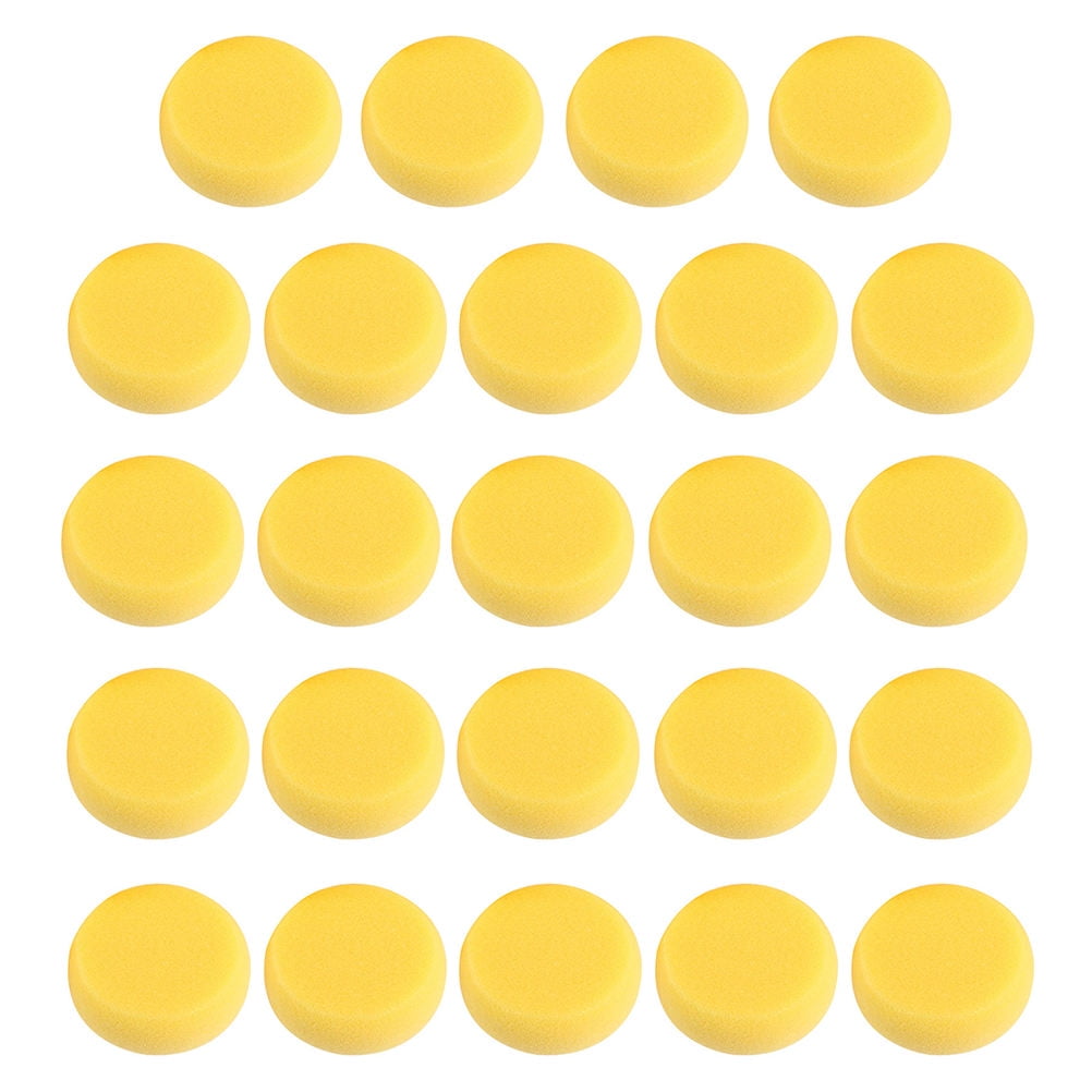 Worgeous 1 Set Round Watercolor Artist Sponges Yellow Sponges for Craft ...