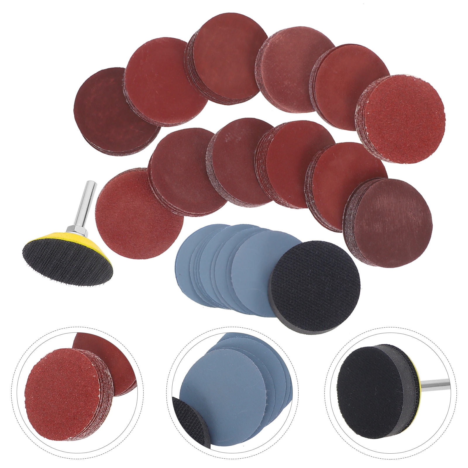 Worgeous 1 Set Sanding Discs Pads Drill Sander Attachment Sandpaper ...