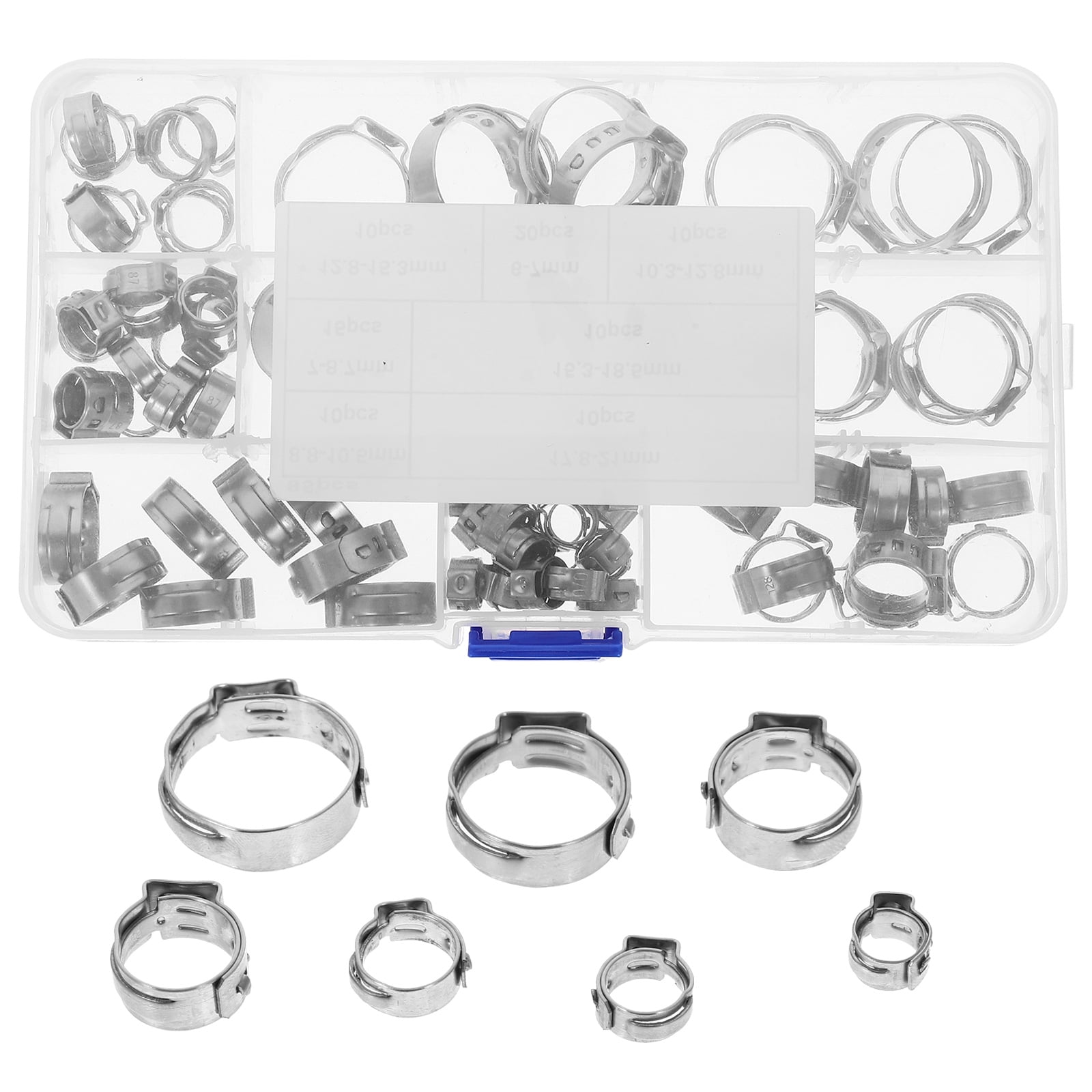 Worgeous 1 Set Adjustable Clamp Hose Fastener Assorted Adjustable Cinch ...