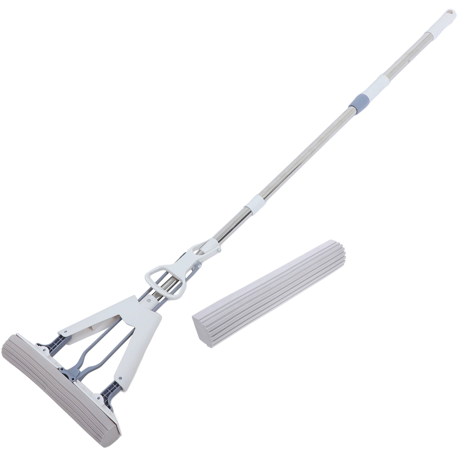 Worgeous 1 Set Squeeze Sponge Mop Folding Mop for Tile Marble Laminate ...