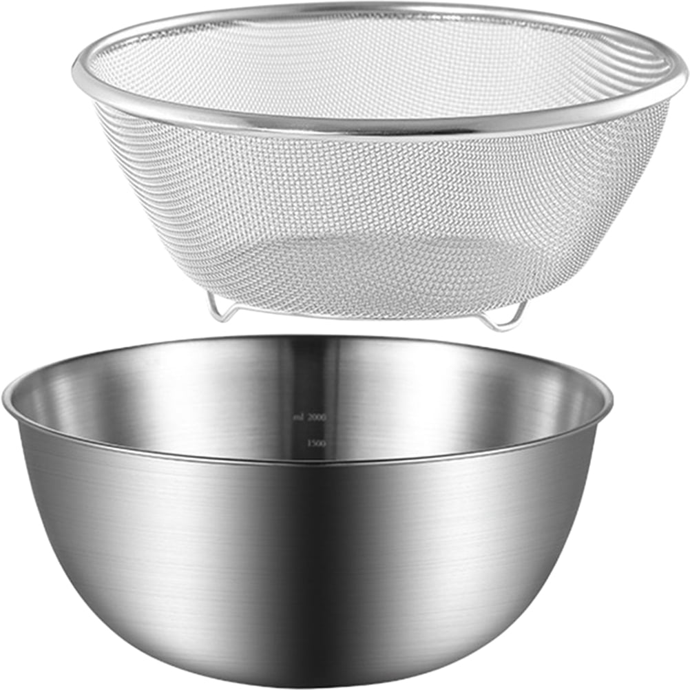 Worgeous 1 Set Stainless Steel Vegetable Basin For Households Food ...
