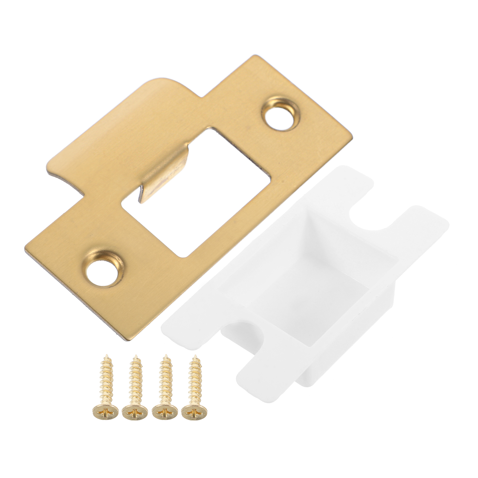 Worgeous 1 Set Strike Plate Door Strike Plate Door Latch Plate Metal ...