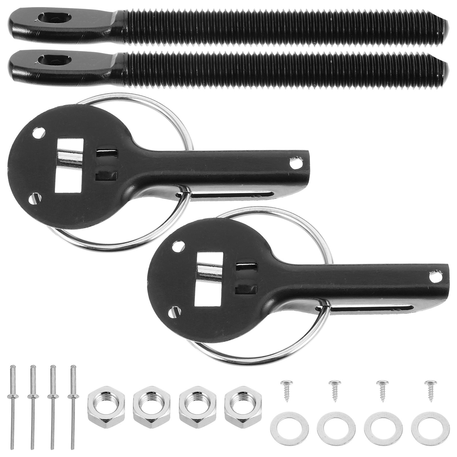 Worgeous 1 Set Universal Hood Lock Car Hood Locks Racing Modified Hood ...