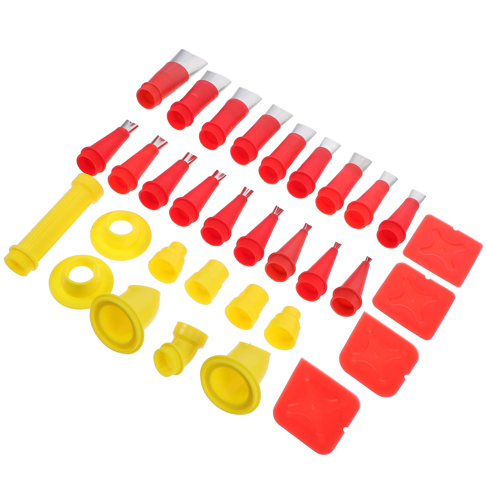 Worgeous 1 Set Universal Integrated Rubber Nozzle Tool Kit Caulking ...