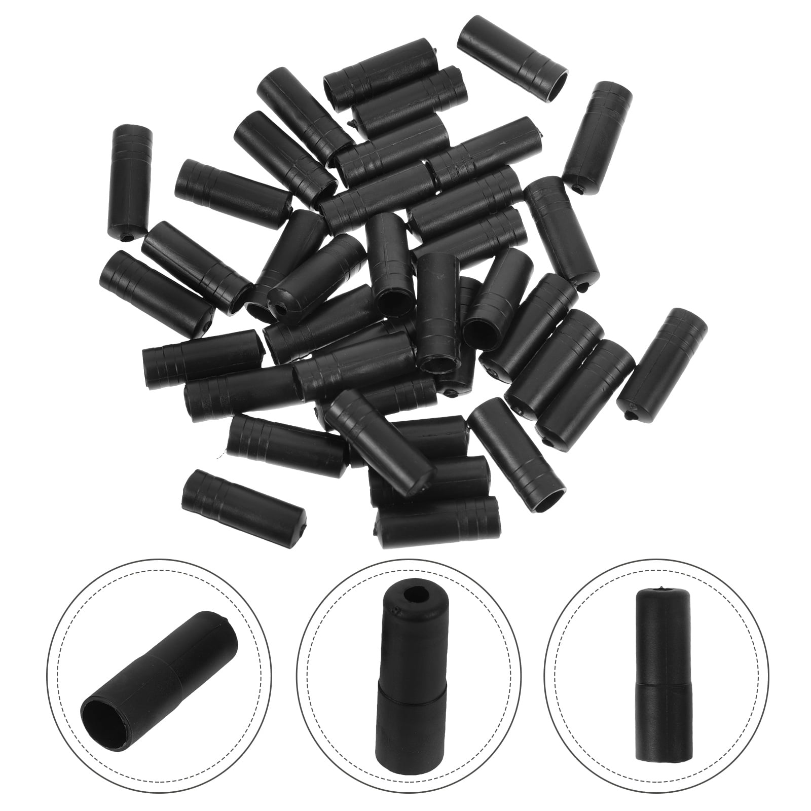 Worgeous 1 Set of Bike Brake Gears Brake Cable End Caps Bike Tails Caps ...