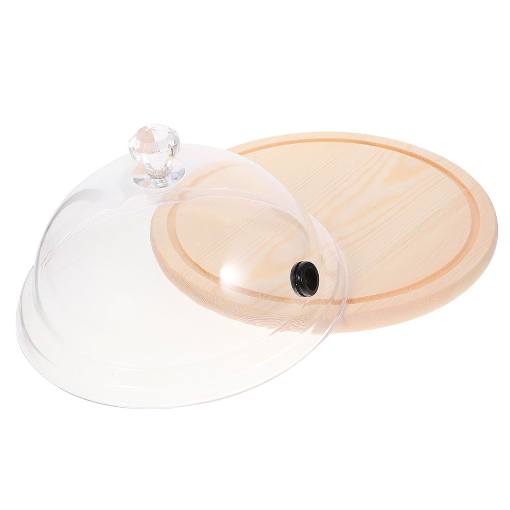 Worgeous 1 Set of Dessert Dome Lid Reusable Plastic Dome With Base Cake ...