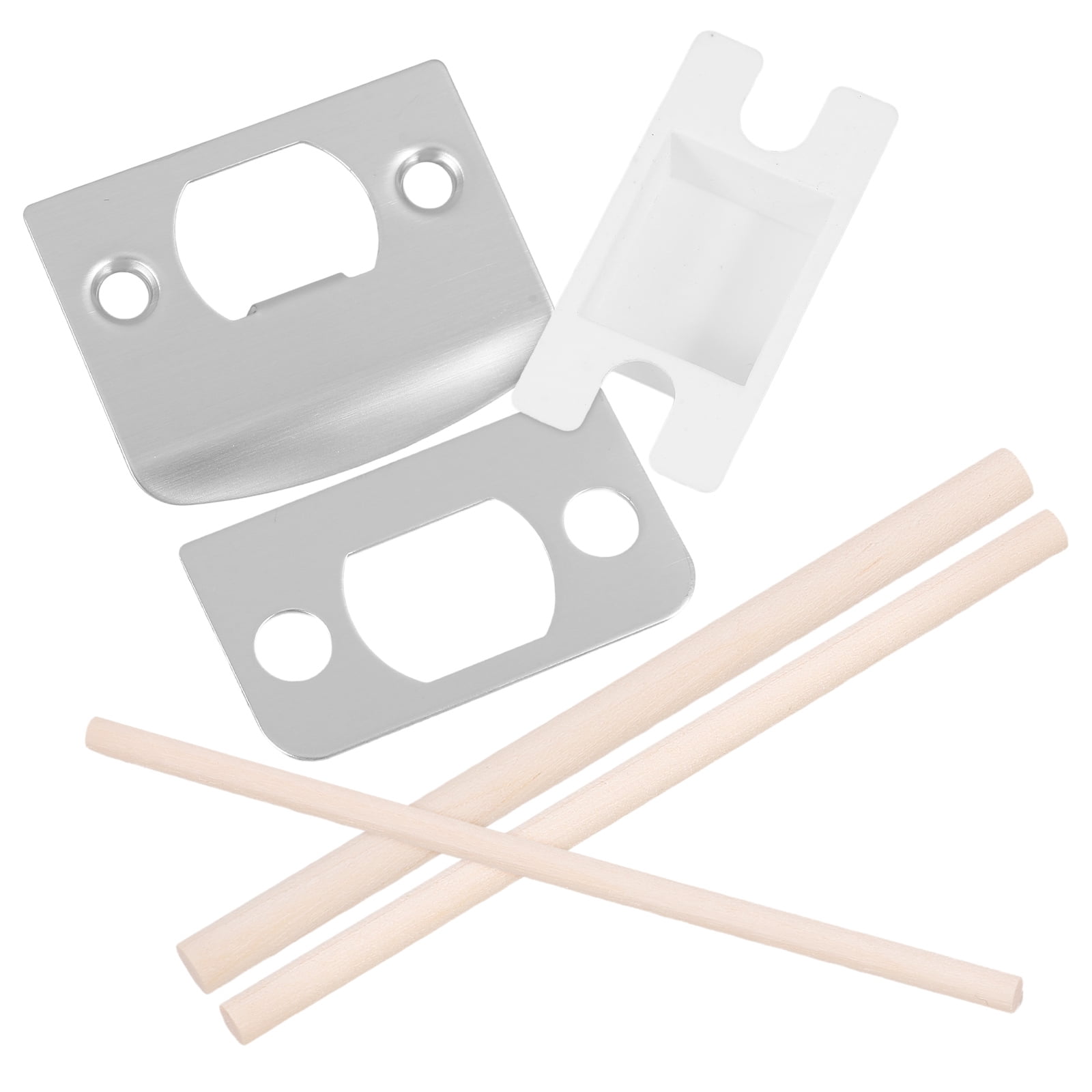 Worgeous 1 Set of Strike Plate Kit Door Strike Plate Door Latch Plate ...