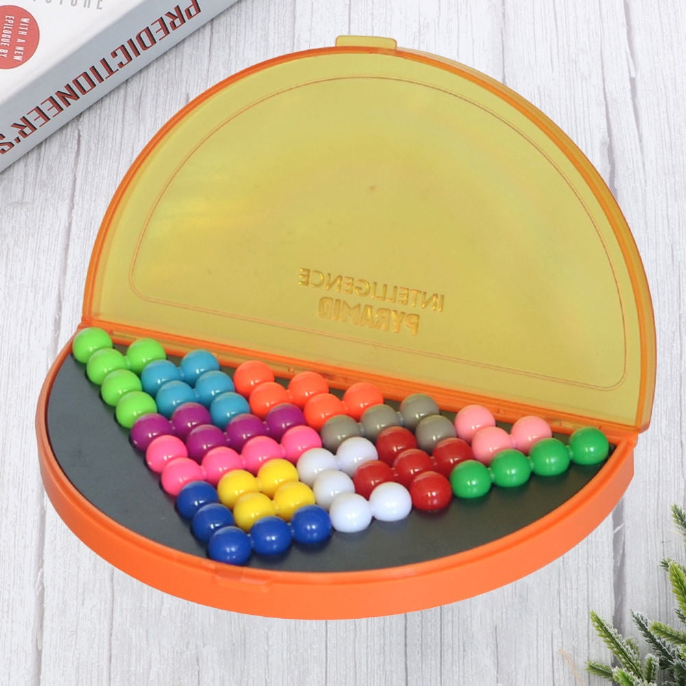 Worgeous 1 Set of Wisdom Pyramid Beads Toy Intelligence Beads Logical ...