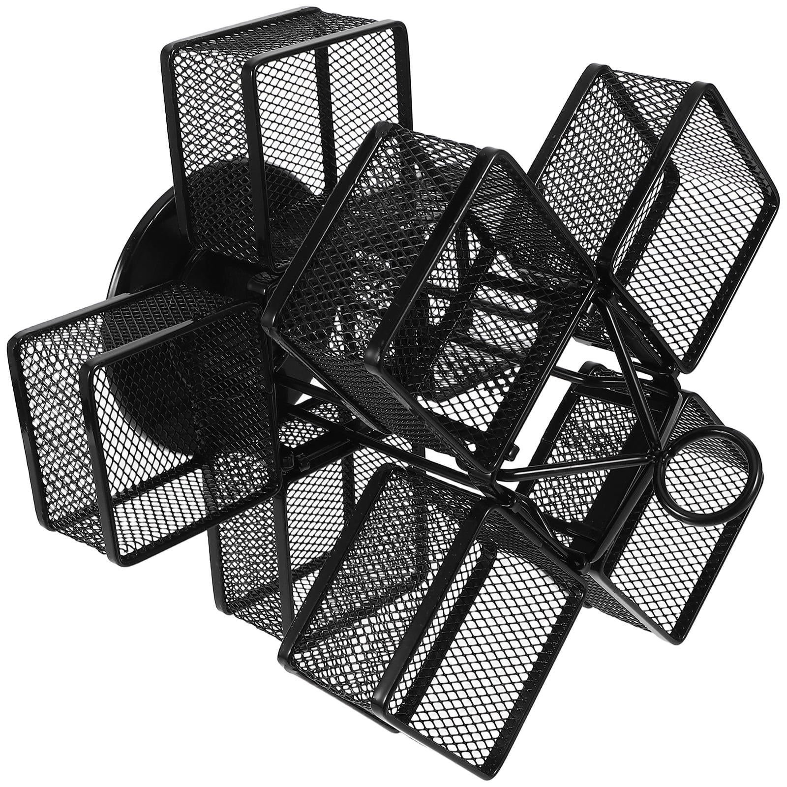 Worgeous 1 Tea Bag Storage Box Iron Wire Kitchen Rotating Organizer ...