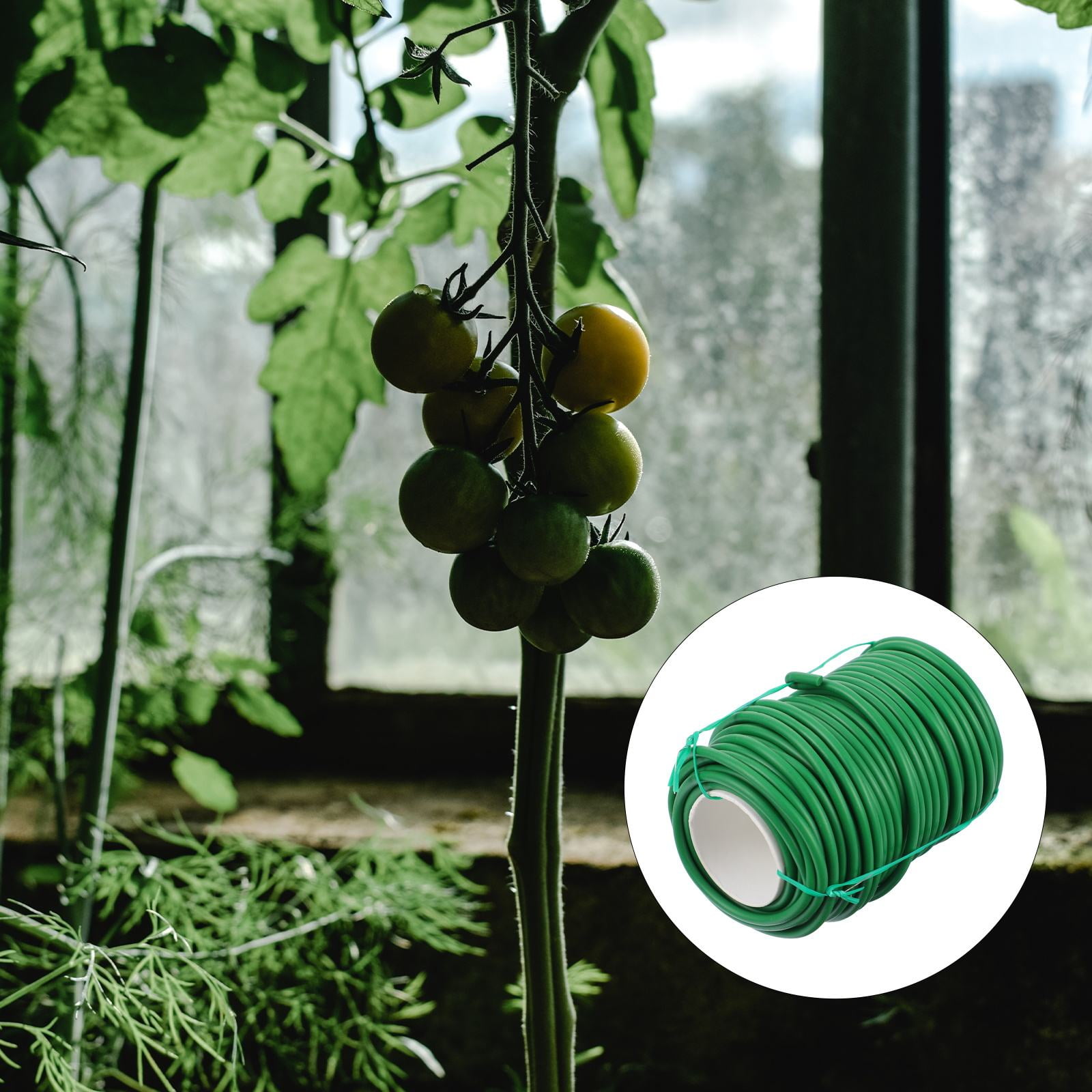 Worgeous 1 roll of Garden Cable Ties Stem Support Strap Tie Wrap Cable ...