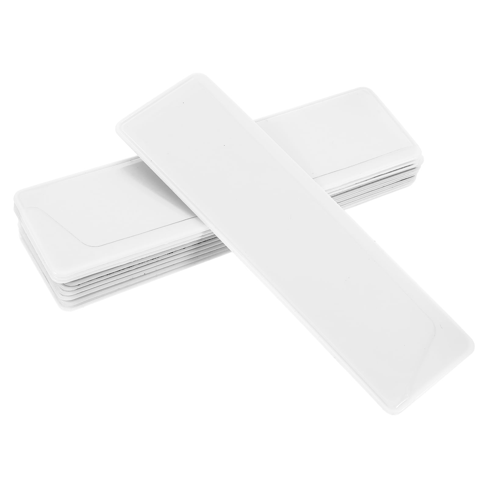 Worgeous 10 Clear Label Holder with Data Cards Name Tag Holders ...