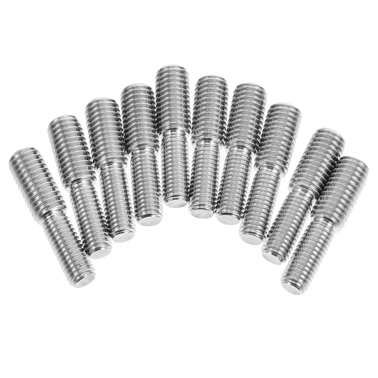 Worgeous 10 PCS Steel Thread Adapter Double Ended Rod Connector Spring ...