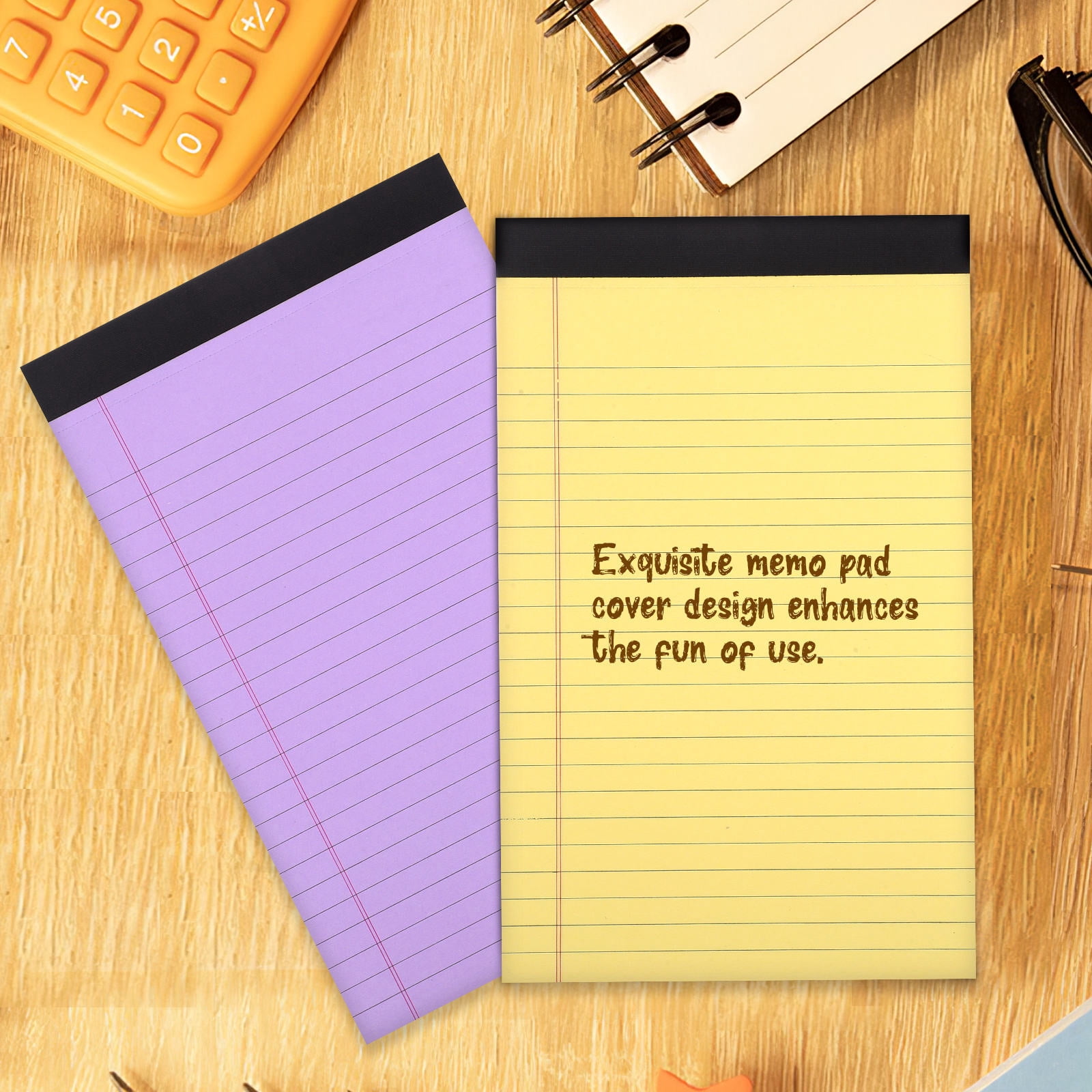 Worgeous 10 Pack Small Legal Pads Lined Notebooks Scratch Pads Memo ...