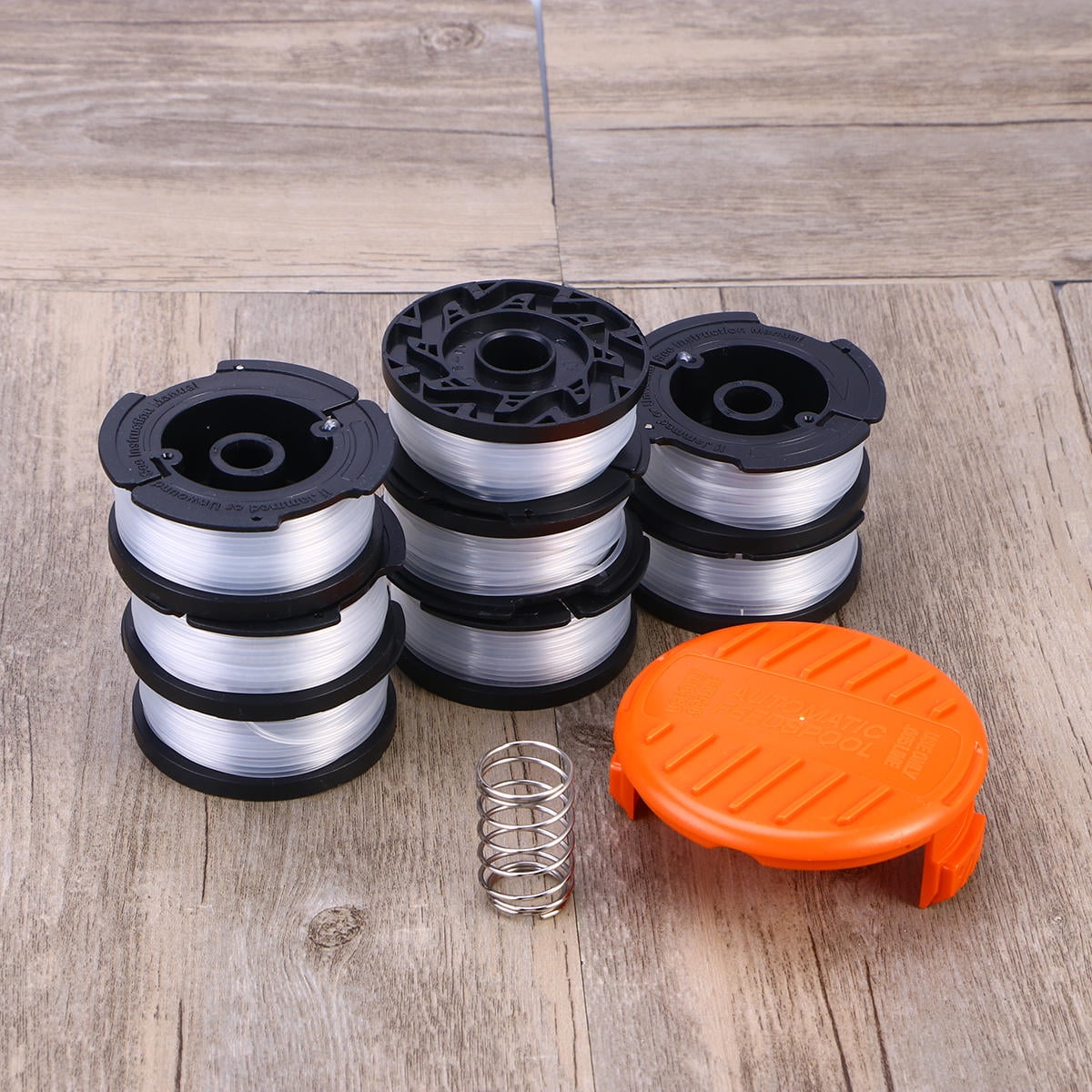 Worgeous 10 Packs String Trimmer Replacement Spool 30ft Nylon Grass ...