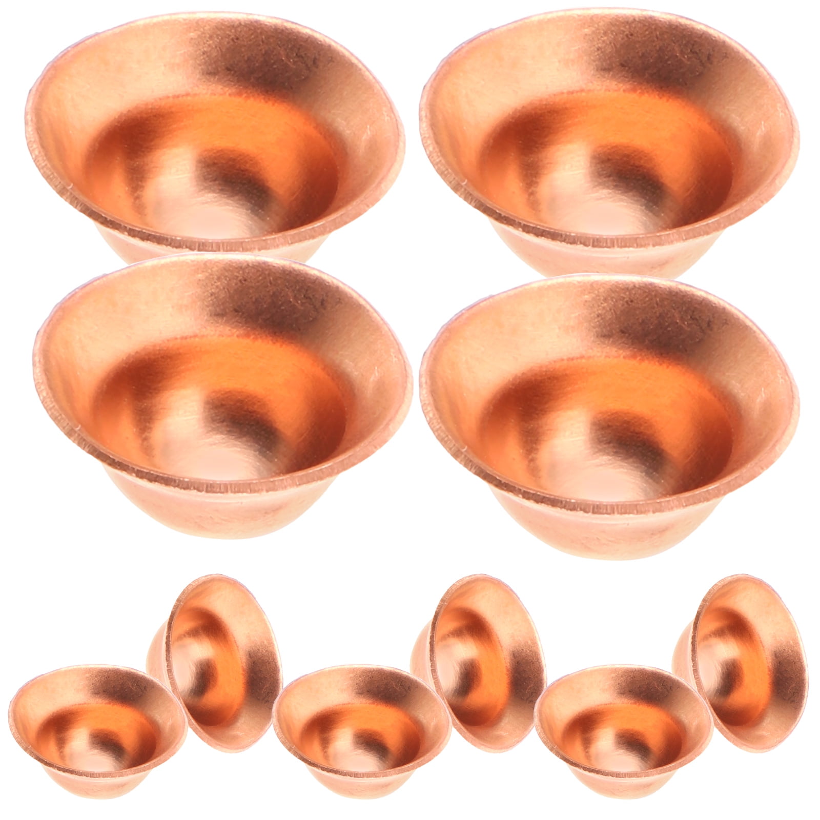 HOOWIFFY 10Pcs Rose Gold Copper Pipe End Caps for Air Conditioner ...