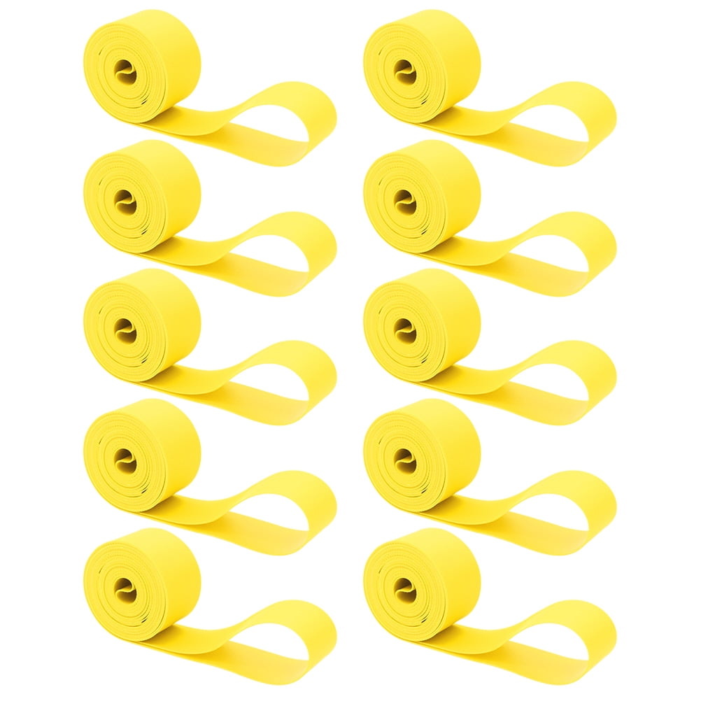 Worgeous 10 Pcs Anti-puncture Tire Pad Sealant Liner Bike Tape Yellow ...