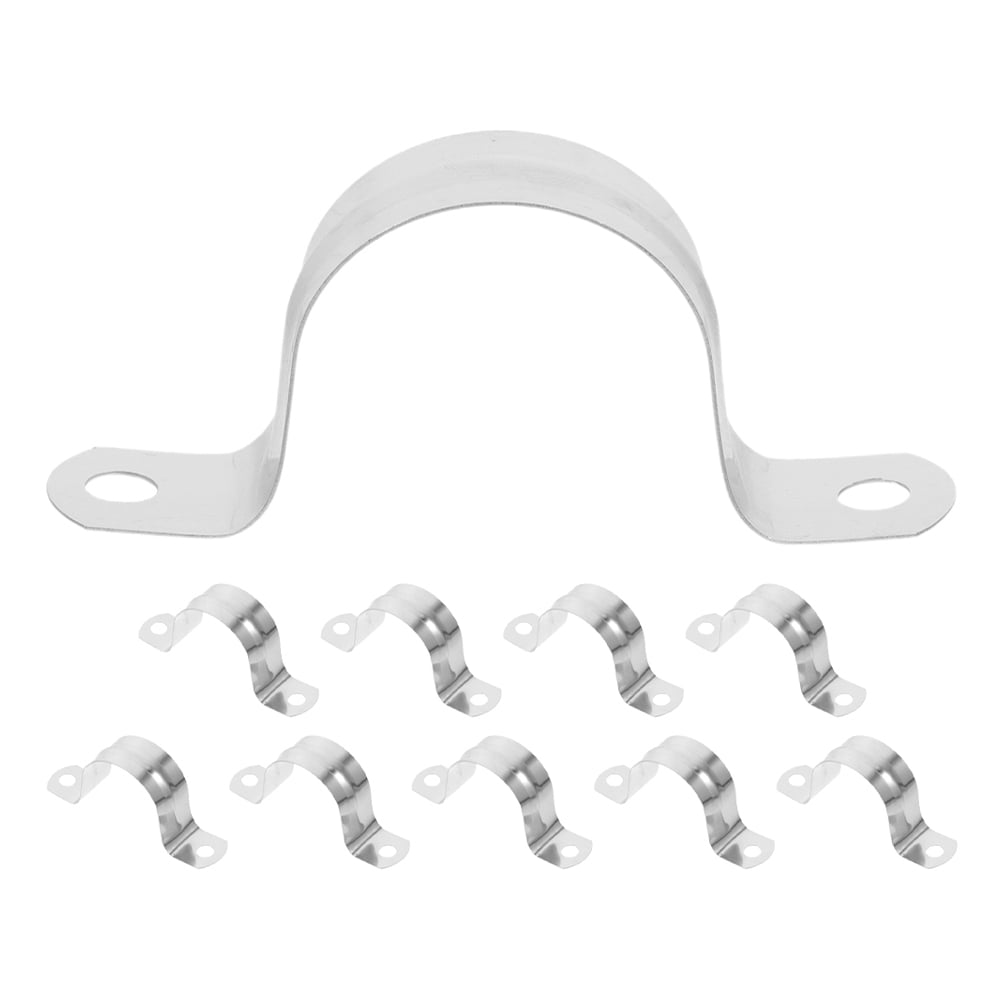 WHAMVOX U Shape Conduit Clamp for Garden Hose 10Pcs Stainless Steel ...
