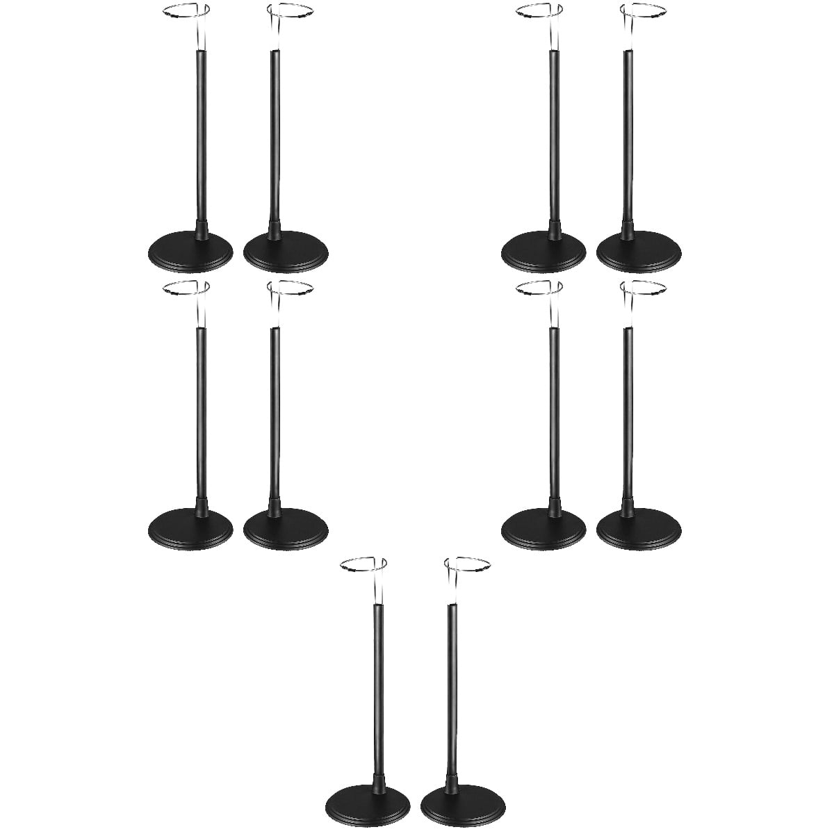 Worgeous 10 Pcs Creative Doll Brackets Portable Doll Support Stands ...