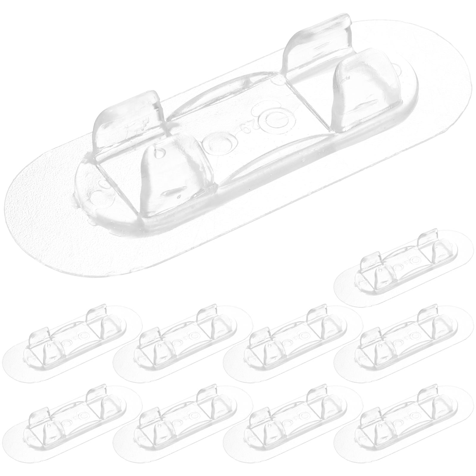 Worgeous 10 Pcs Desk Cable Organiser under Wire Fixer Organizer Tool ...