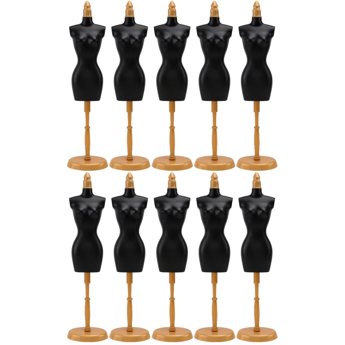 Worgeous 10 Pcs Doll Dress Form Doll Model Stands Clothing Mannequin ...