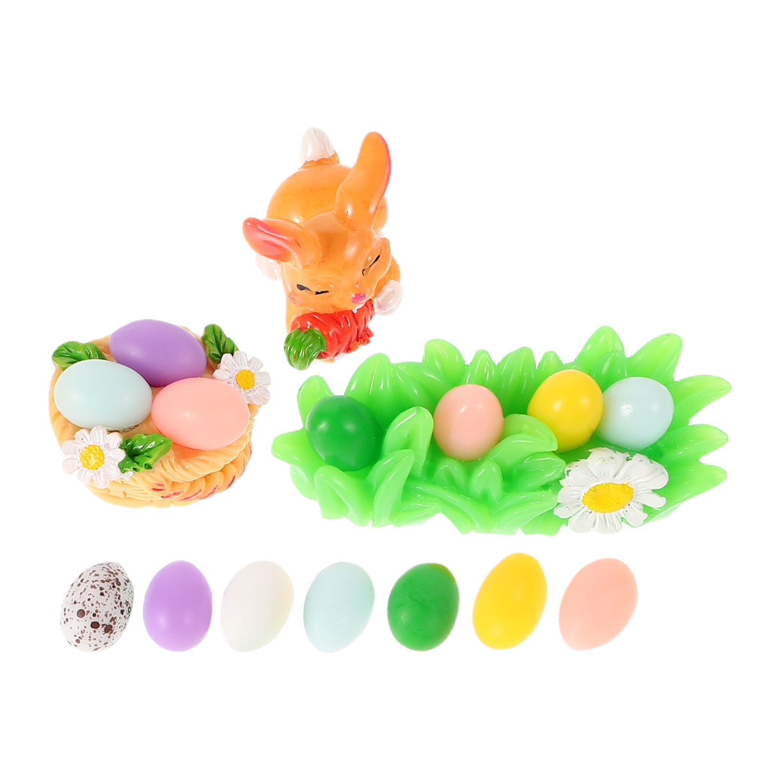 Worgeous 10 Pcs Easter Craft Supplies with Egg Decorating Kit and ...