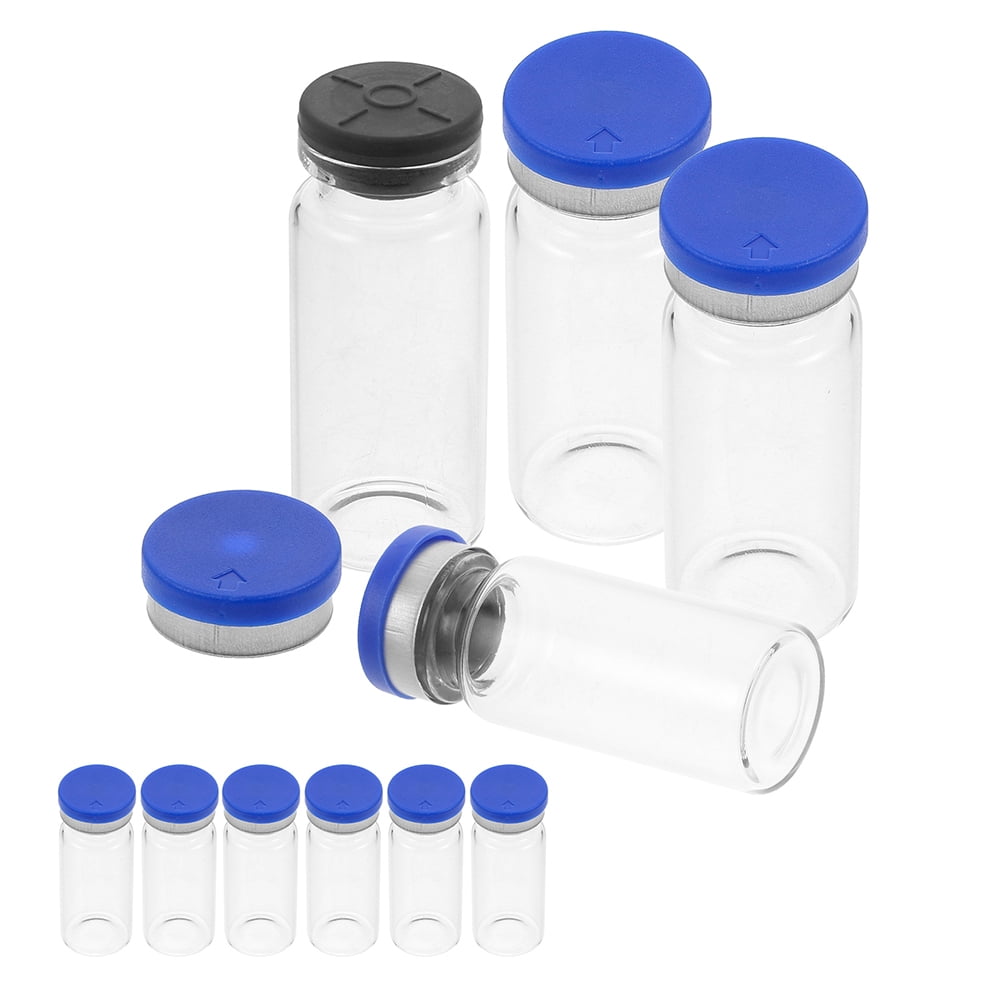 WHAMVOX Clear Glass vials for Oil with Secure Sealing and Controlled ...