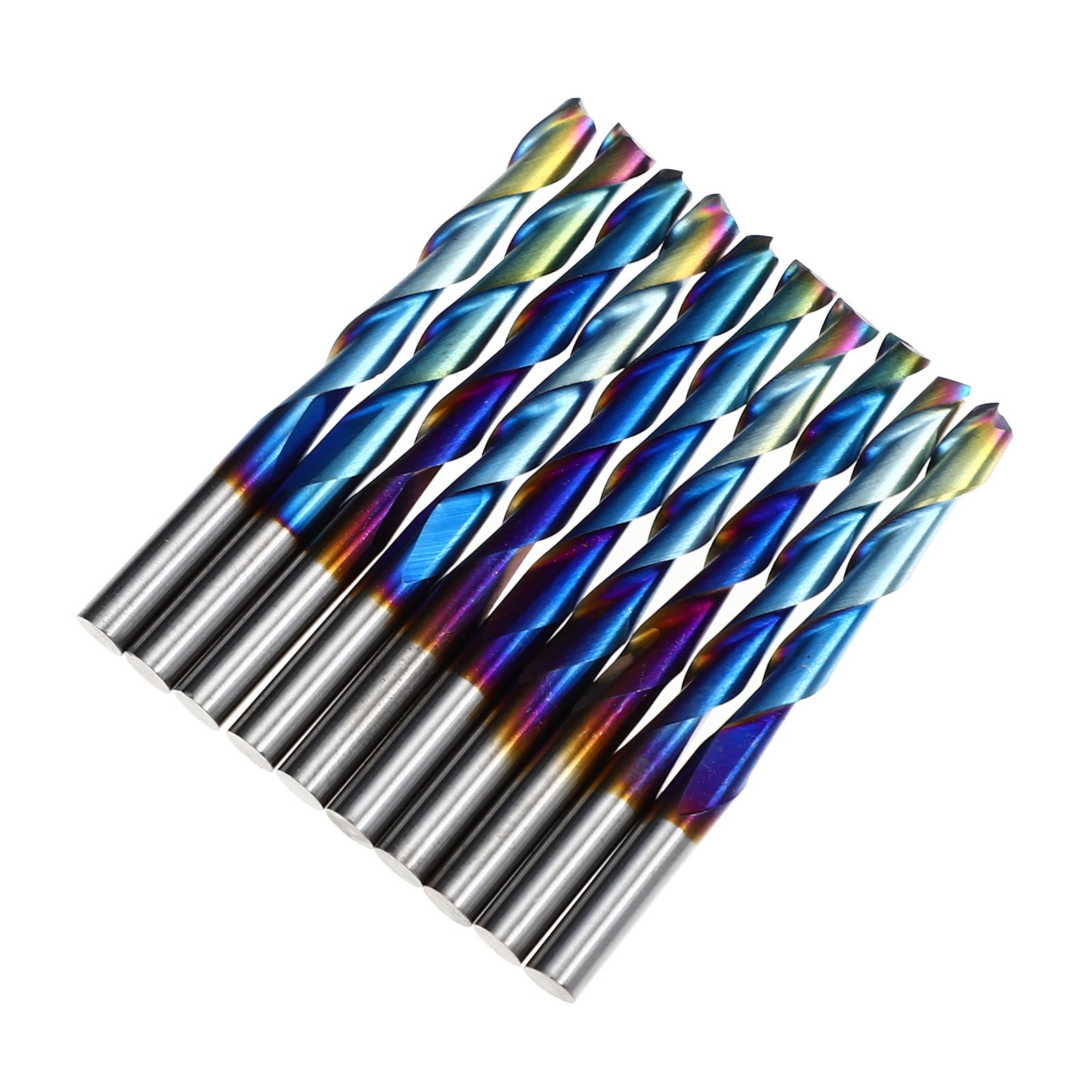 HEANUJJ 10Pcs Tungsten Steel CNC Engraving Milling Bit Set Ball Nose ...