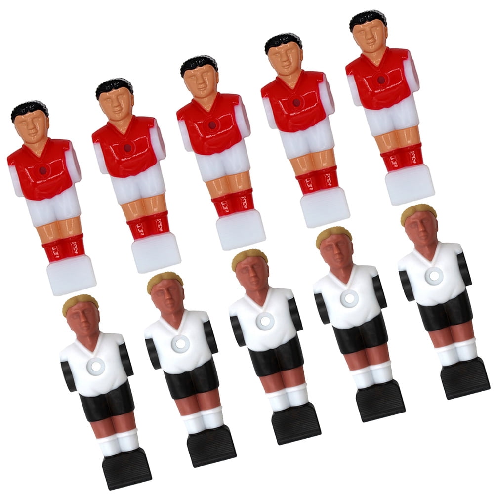 Worgeous 10 Pcs Foosball Player Statue Machine Supplies Mini Football ...
