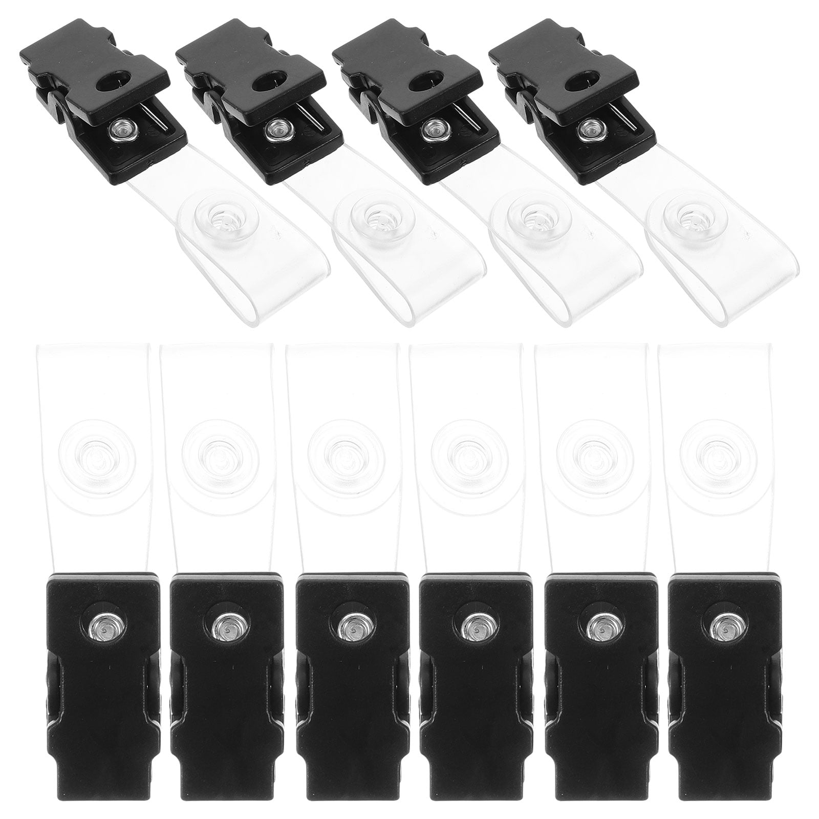 CIMAXIC Garden Banner Clips Prevent Tangling Garden Flag Clips Black ...