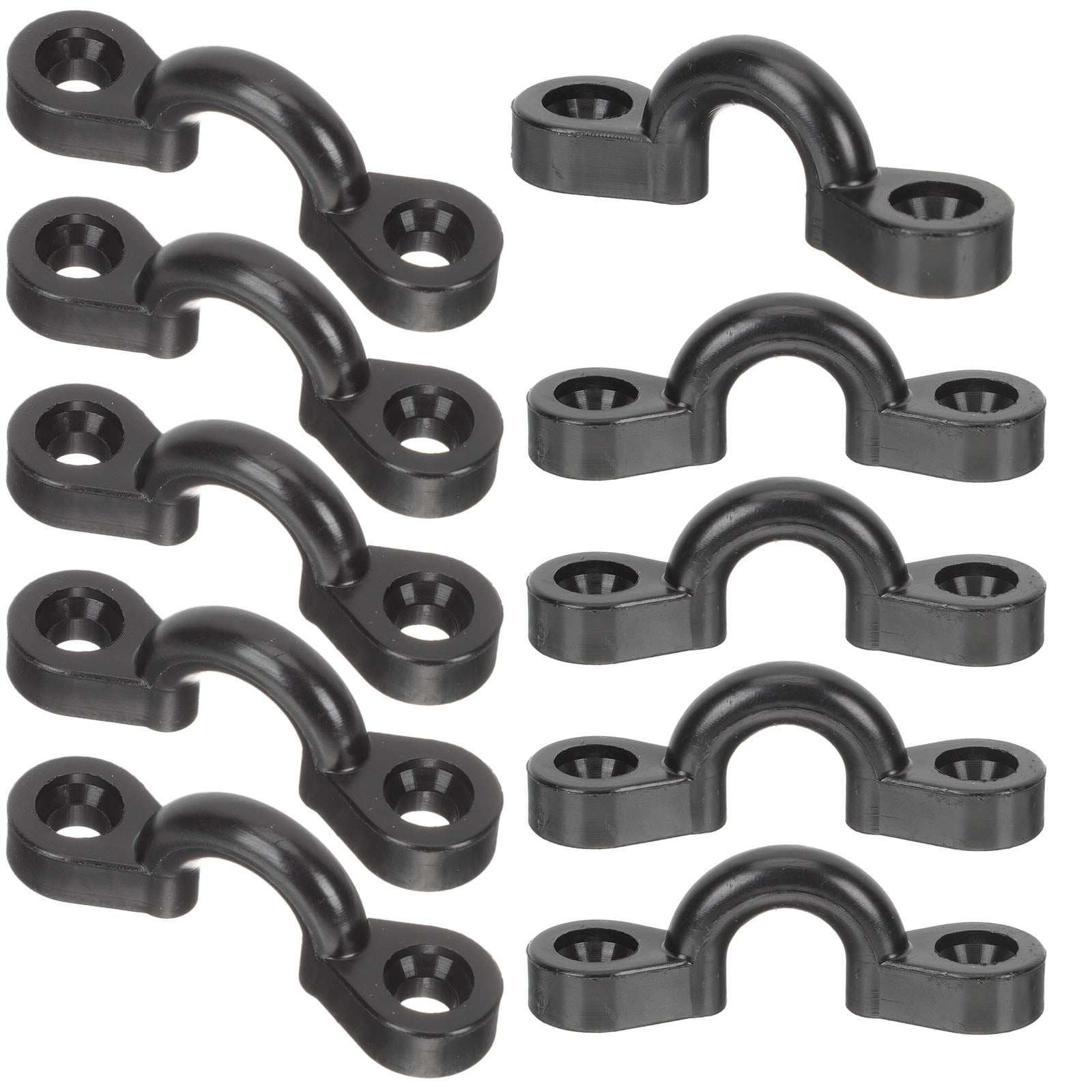 Worgeous Nylon Kayak Deck Loops Kayak Hardware Black Kayaking 10pcs Eye ...