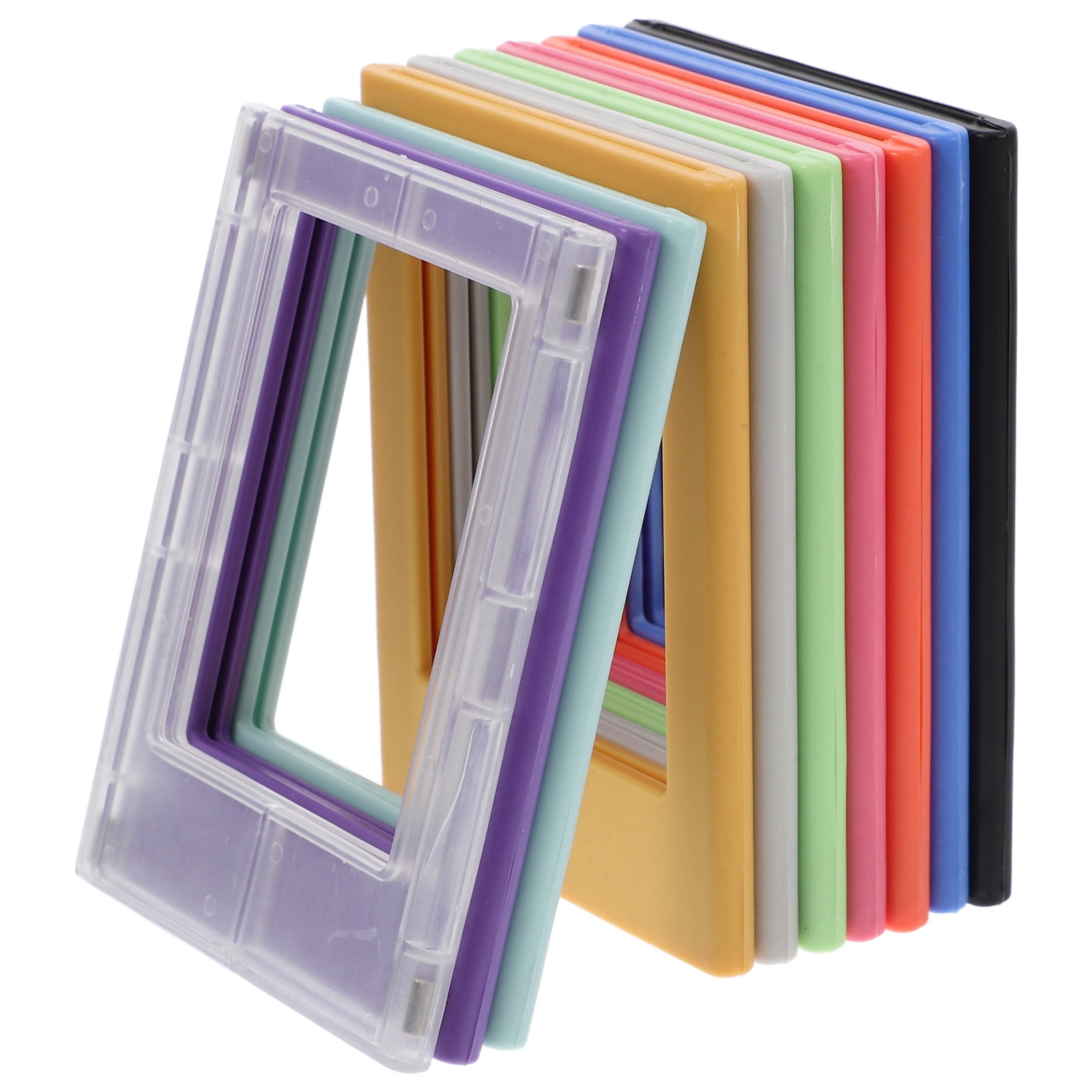 Worgeous 10 Pcs Magnetic Frame Storage Cabinet Photo Frame 8.80X6.50X0 ...