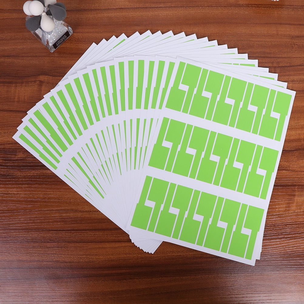 Milisten Sticker Synthetic Paper Cable Labels for Home Use 10Pcs 11.8x8 ...