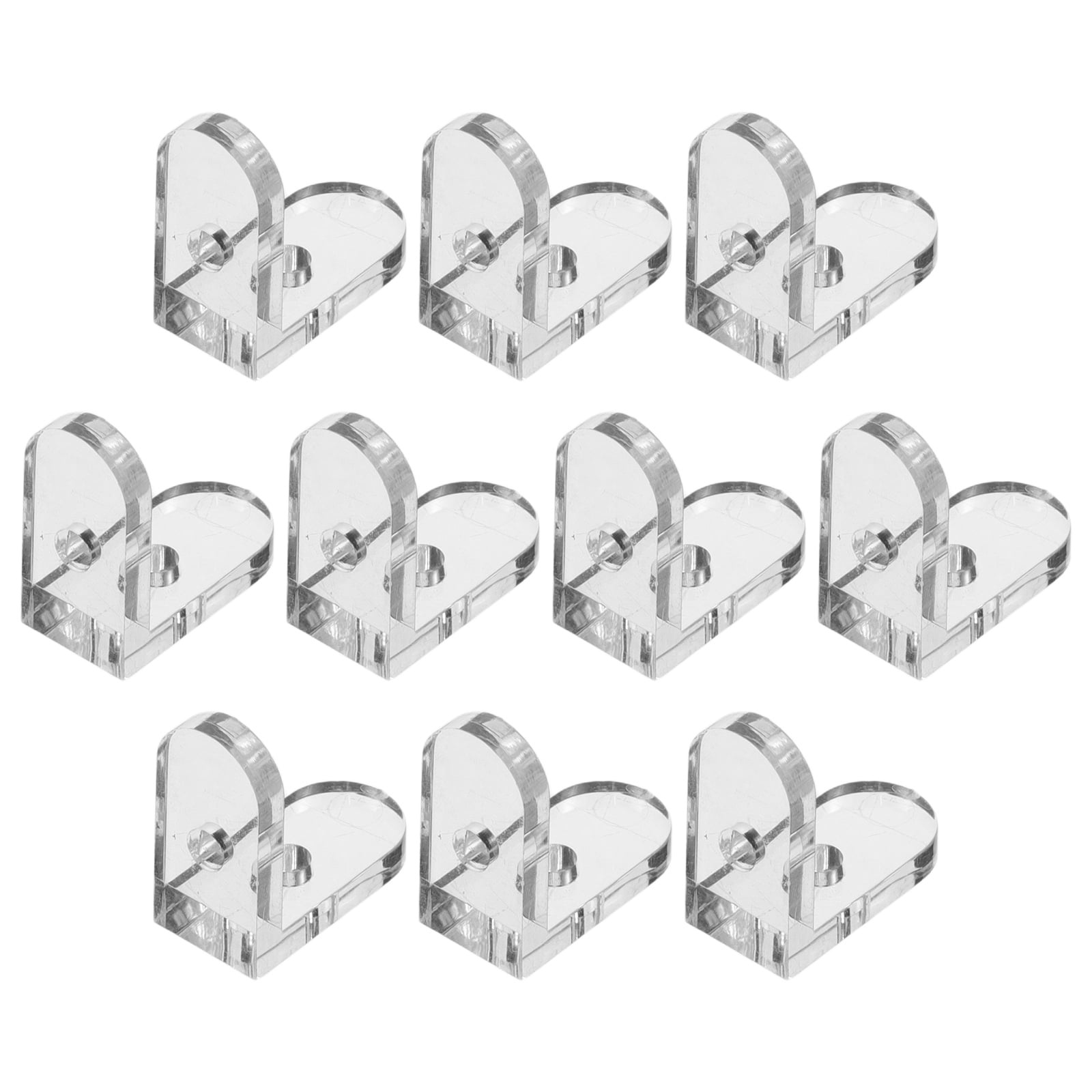 Worgeous 10 Pcs Removable Corner Brace Bracket Picture Frame Fasteners ...