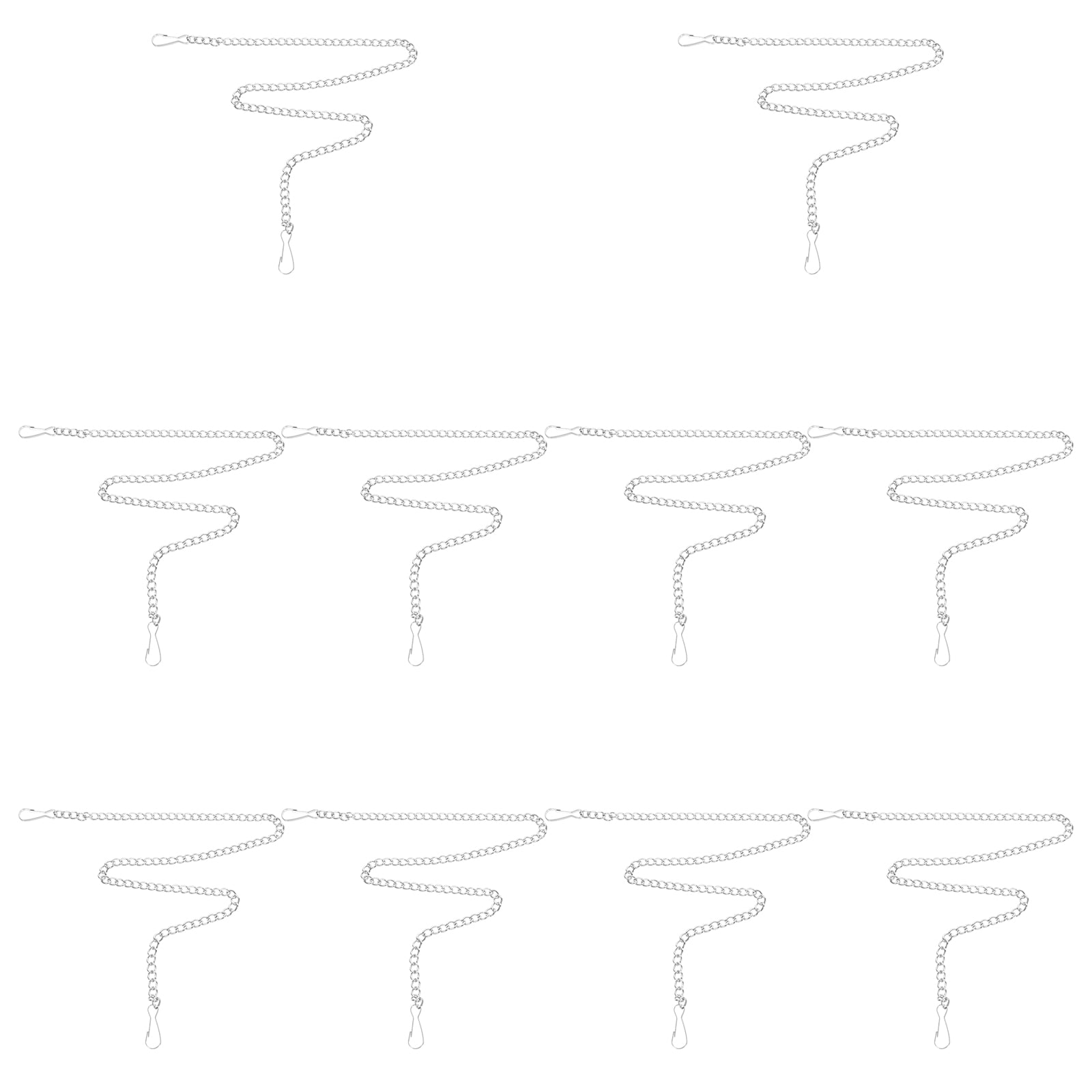 Worgeous 10 Pcs Roller Knob Stamp Parking Space Plate Hanging Chain ...
