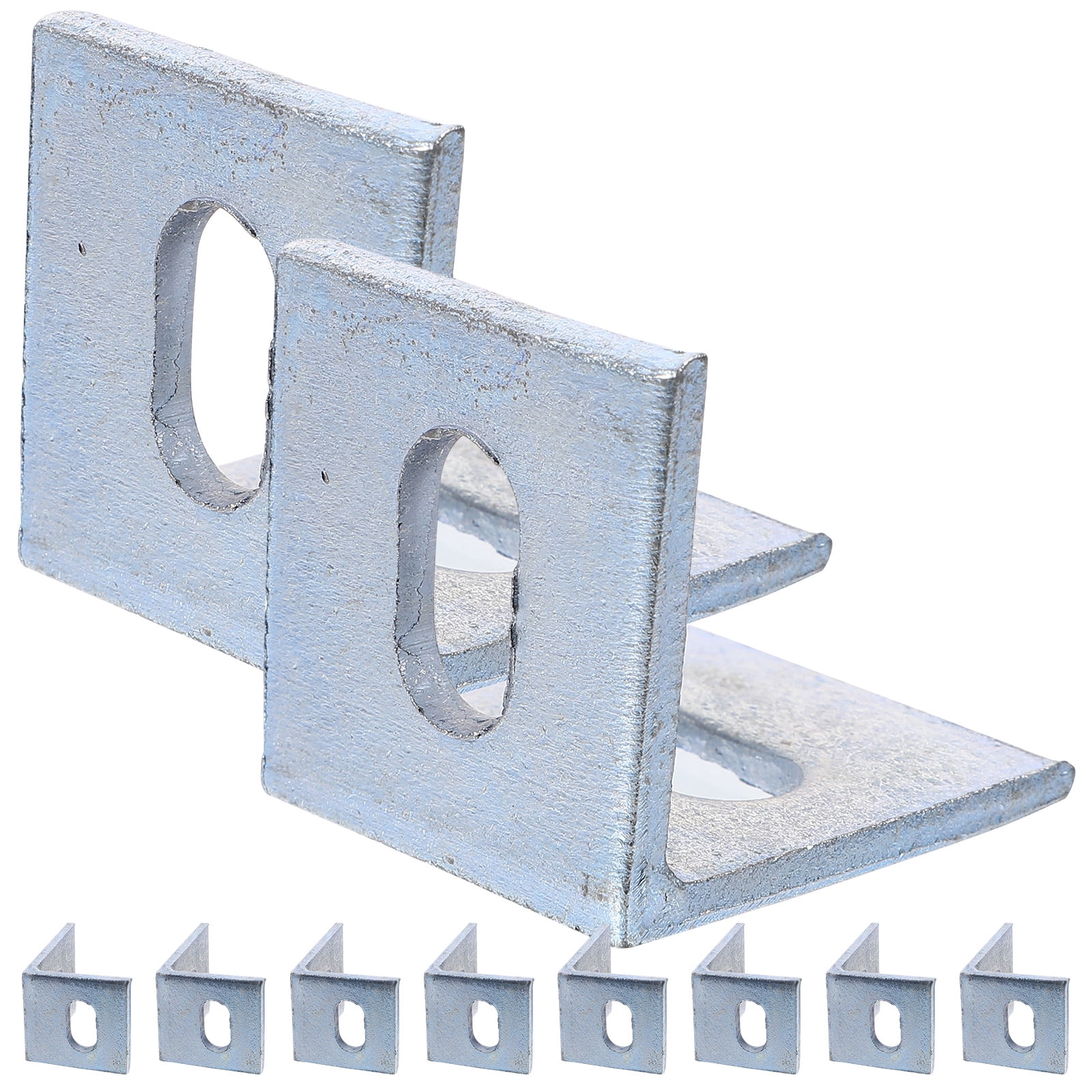 Worgeous 10 Pcs Folding Shelf Brackets 90 Degree Angle Connector ...