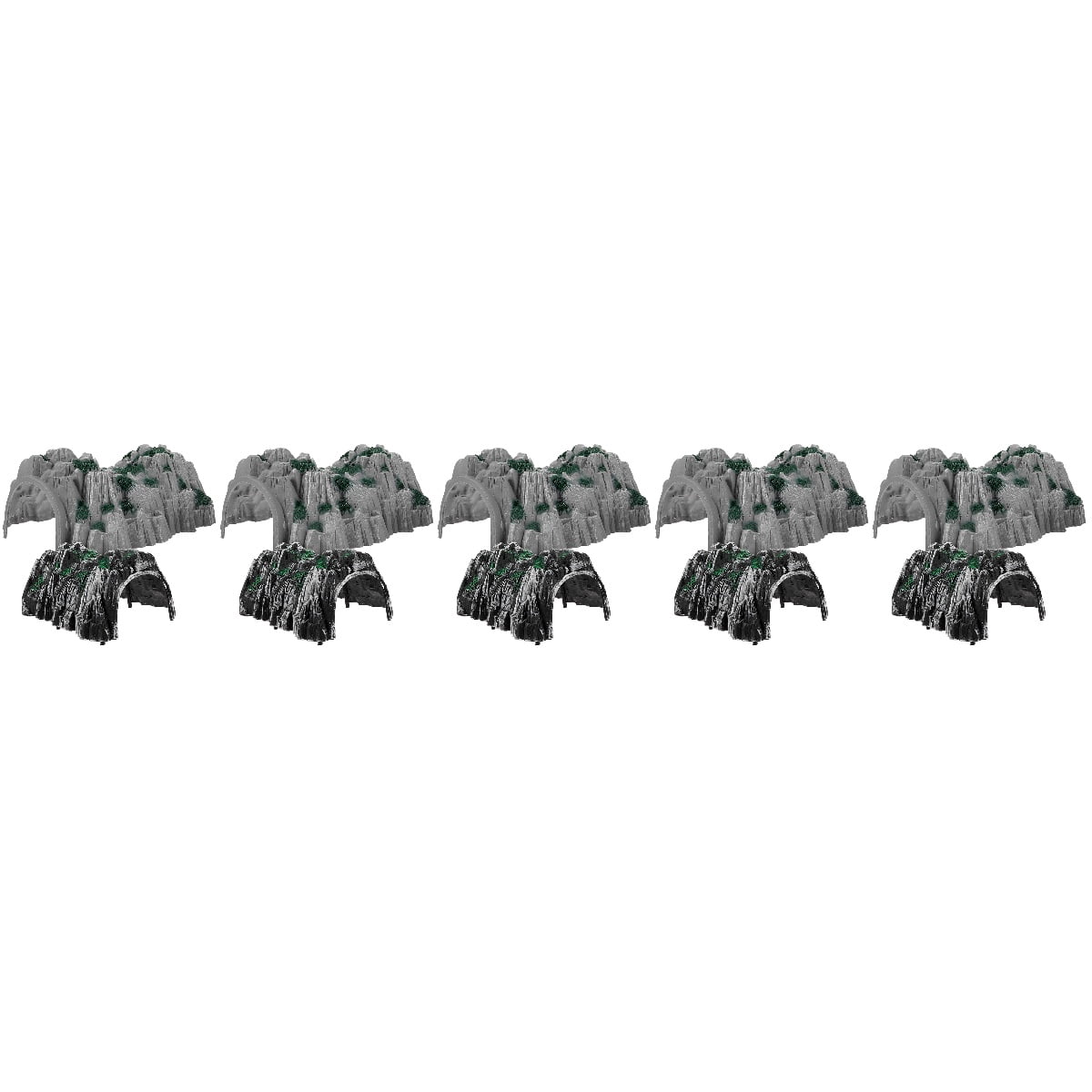 Worgeous 10 Pcs Simulated Cave Model Faux Train Toy Tunnel Decoration ...