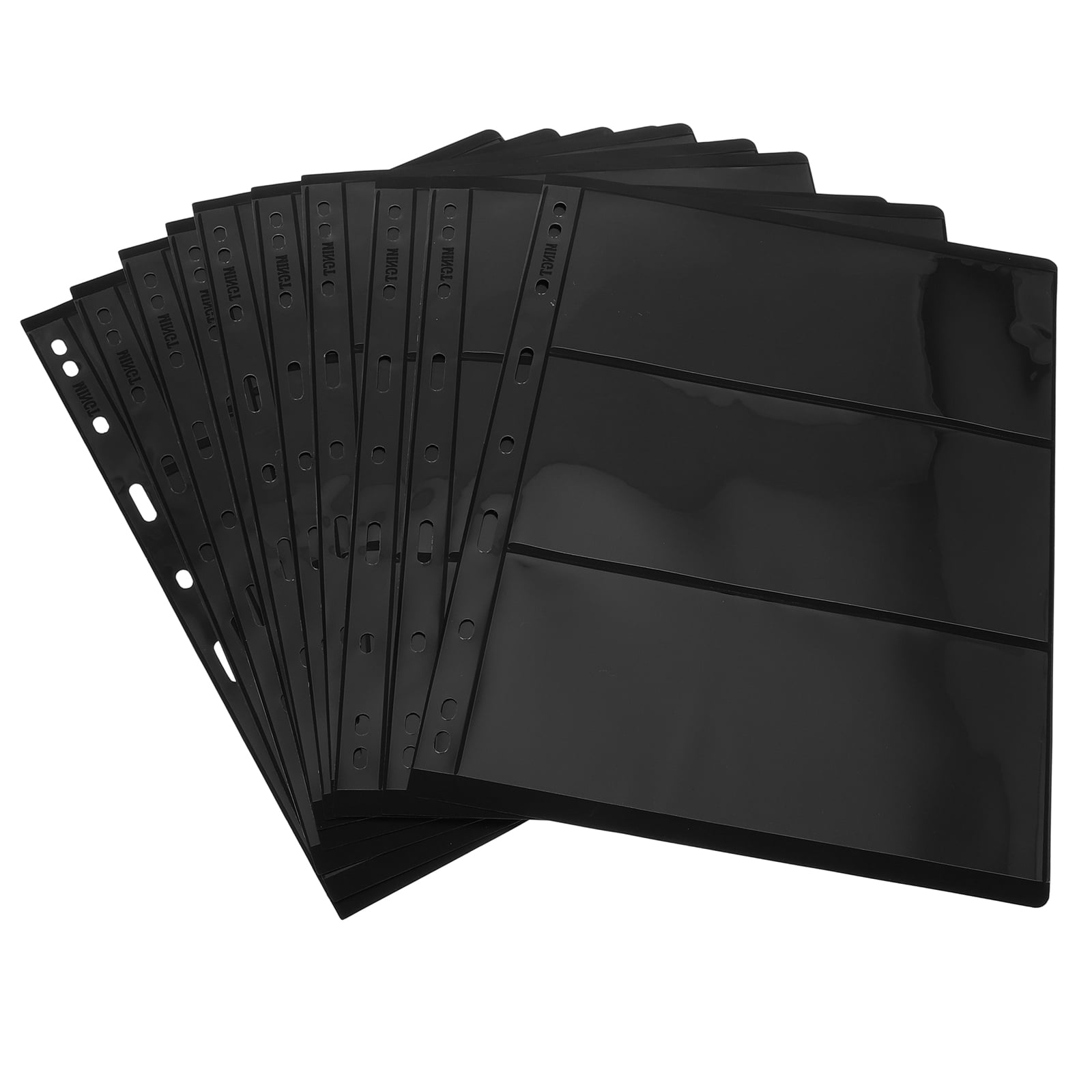 Worgeous 10 Pcs Standard Double-Sided Album Inner Sheets For Stamp ...