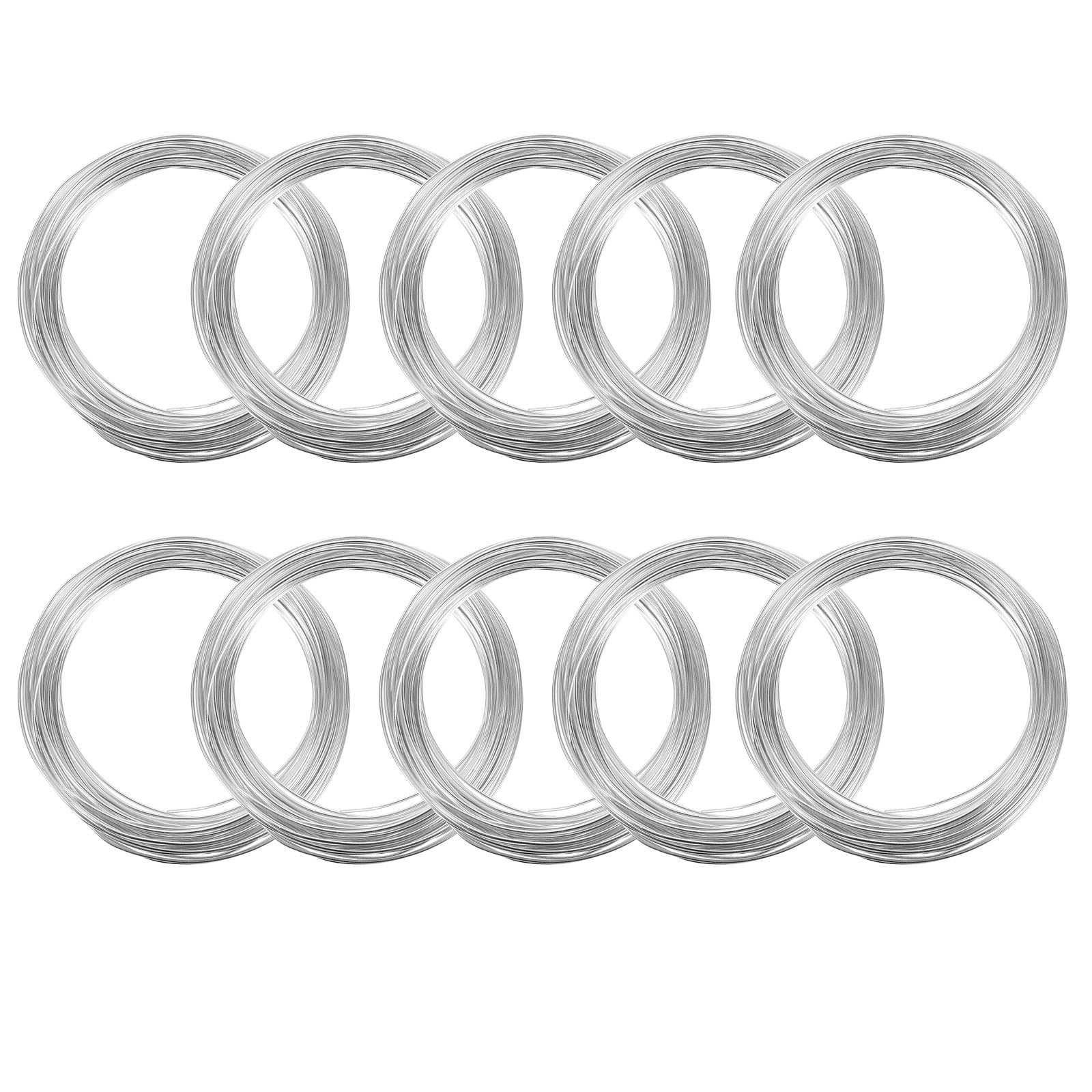 Worgeous 10 Rolls Bonsai Wires Aluminum Potted Plant Training Wires ...