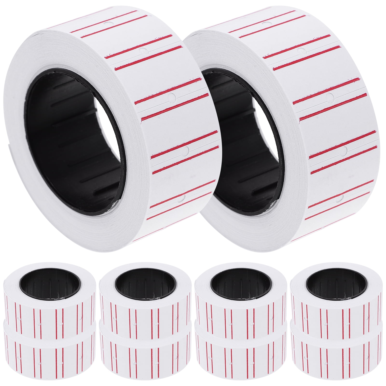 Worgeous 10 Rolls Price Tag Machine Label Adhesive Price Label Paper ...