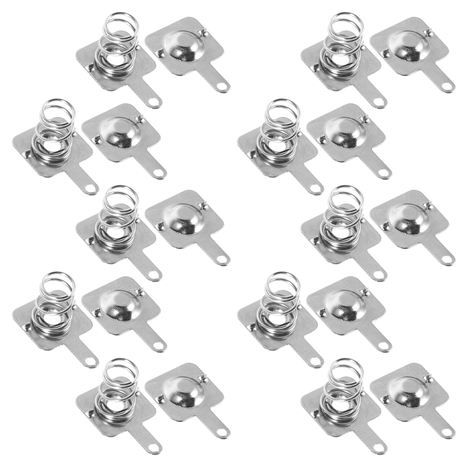 Worgeous 10 Sets Battery Contact Iron Spring Plates For Remote Control ...