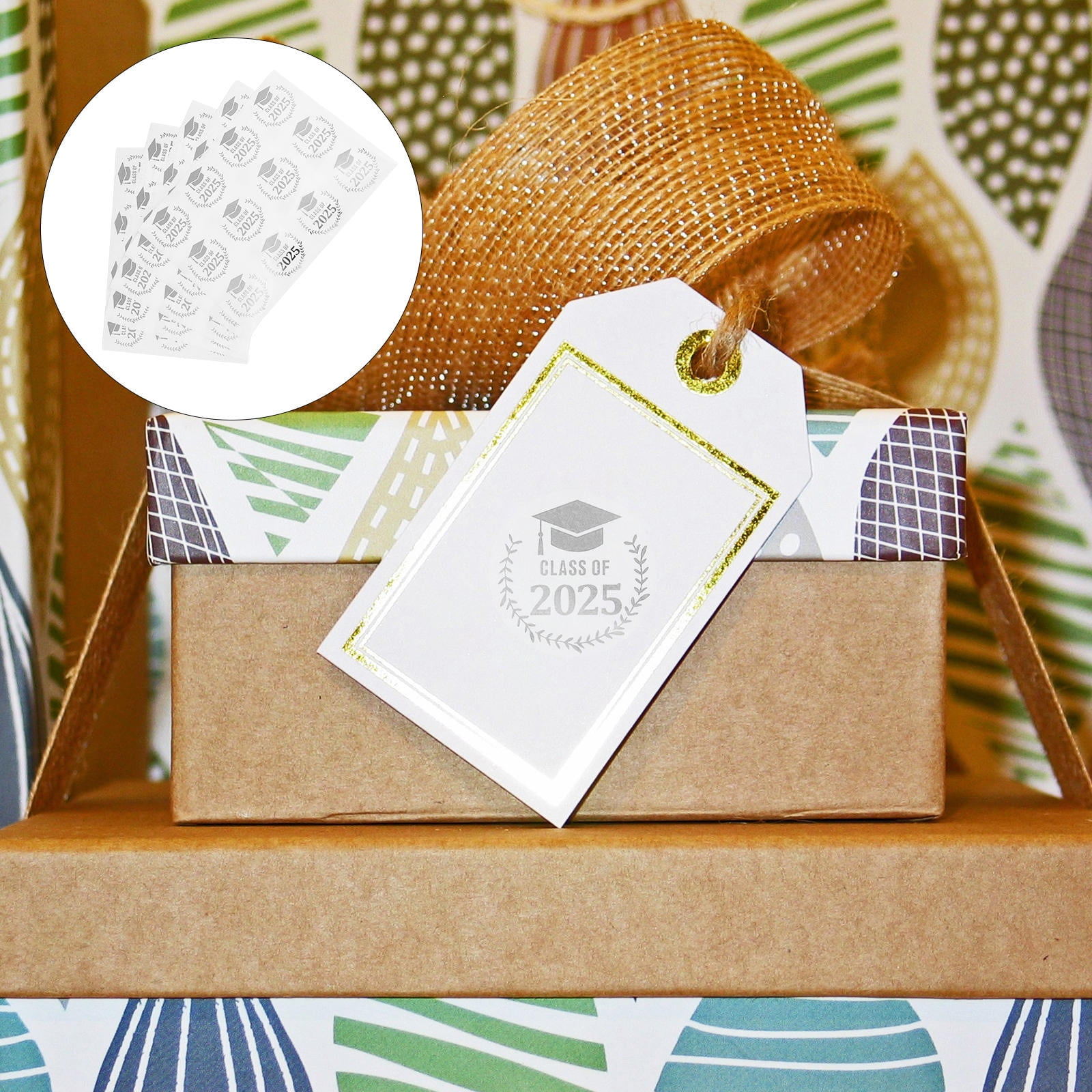 Worgeous 10 Sheet Graduation Cap Label Stickers 2025 For Senior ...