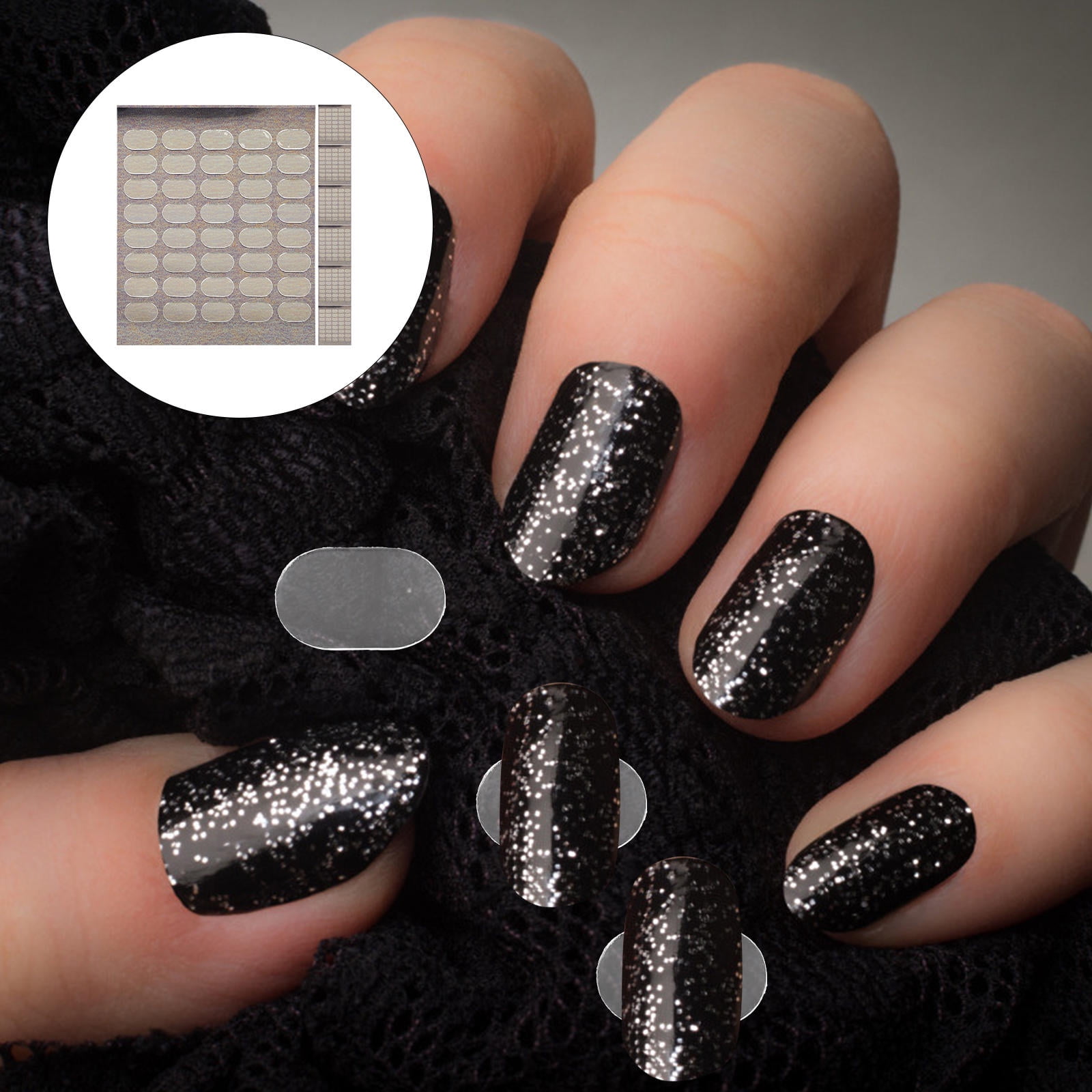 Worgeous 10 Sheets Adhesive 美甲 面胶条 Traceless Stickers Nail Design ...