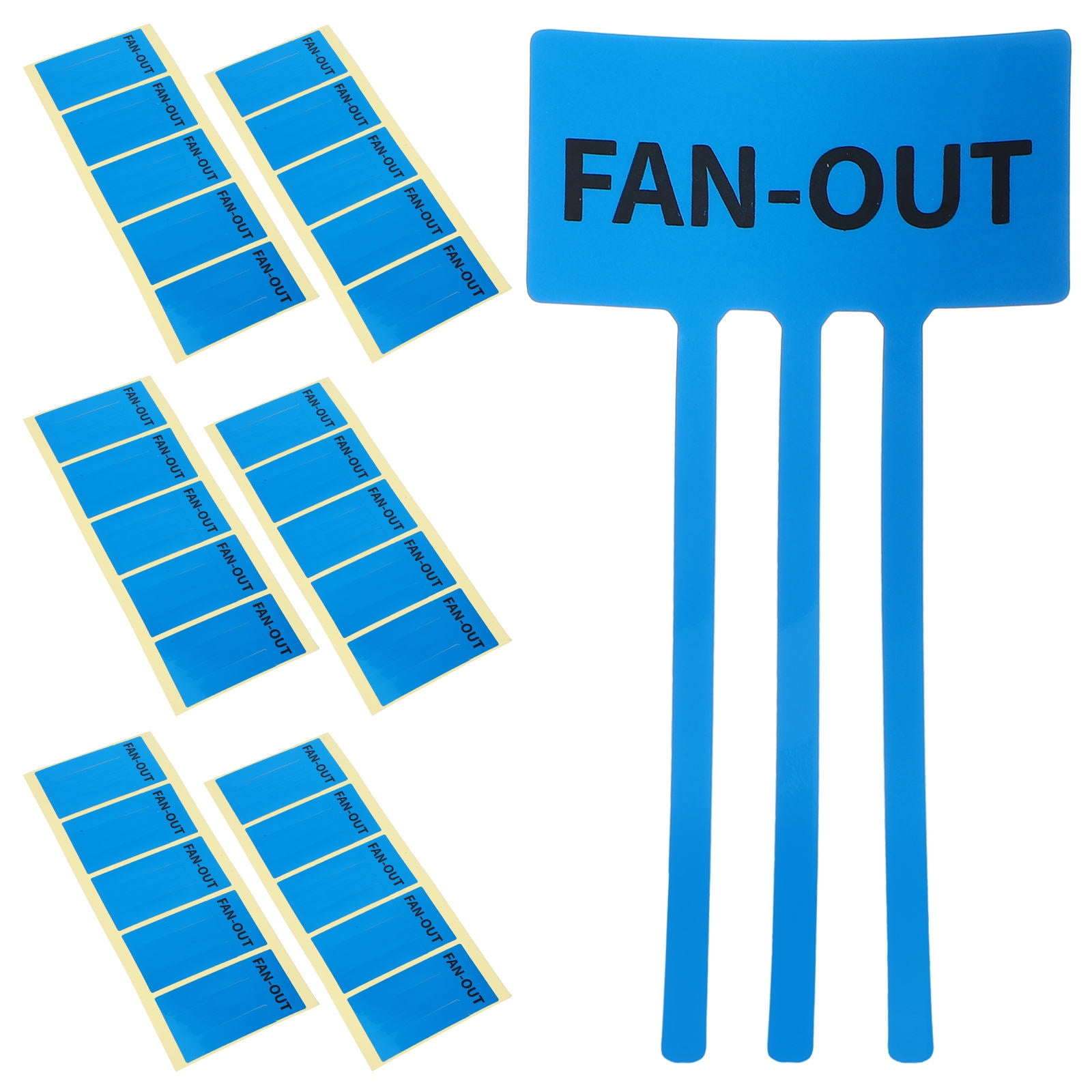 Worgeous 10 Sheets Air Conditioner Indicating Decals Adhesive Labels ...