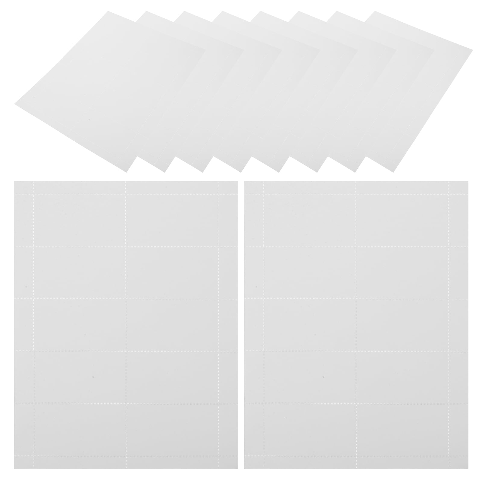 Worgeous 10 Sheets Printable Business Cards Blank Name Cards Blank ...